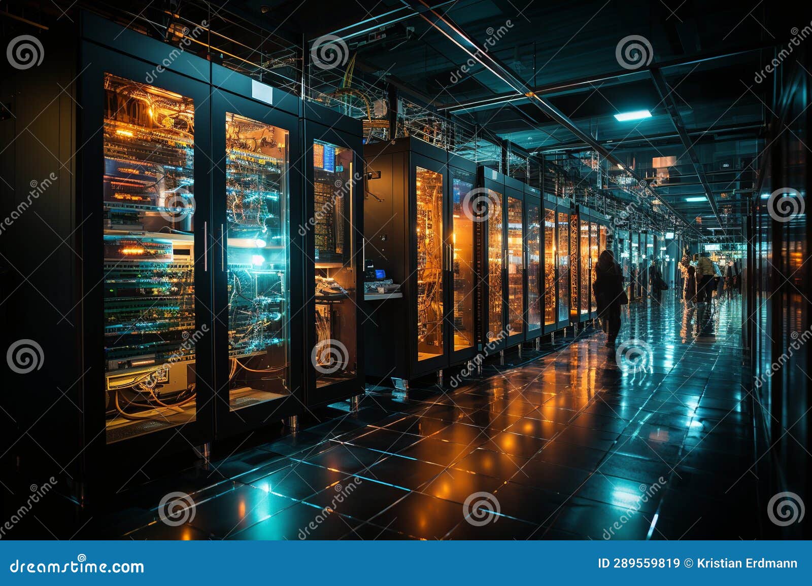 Digital Heartbeat: Server Room Powering Modern Data Analysis & Storage ...