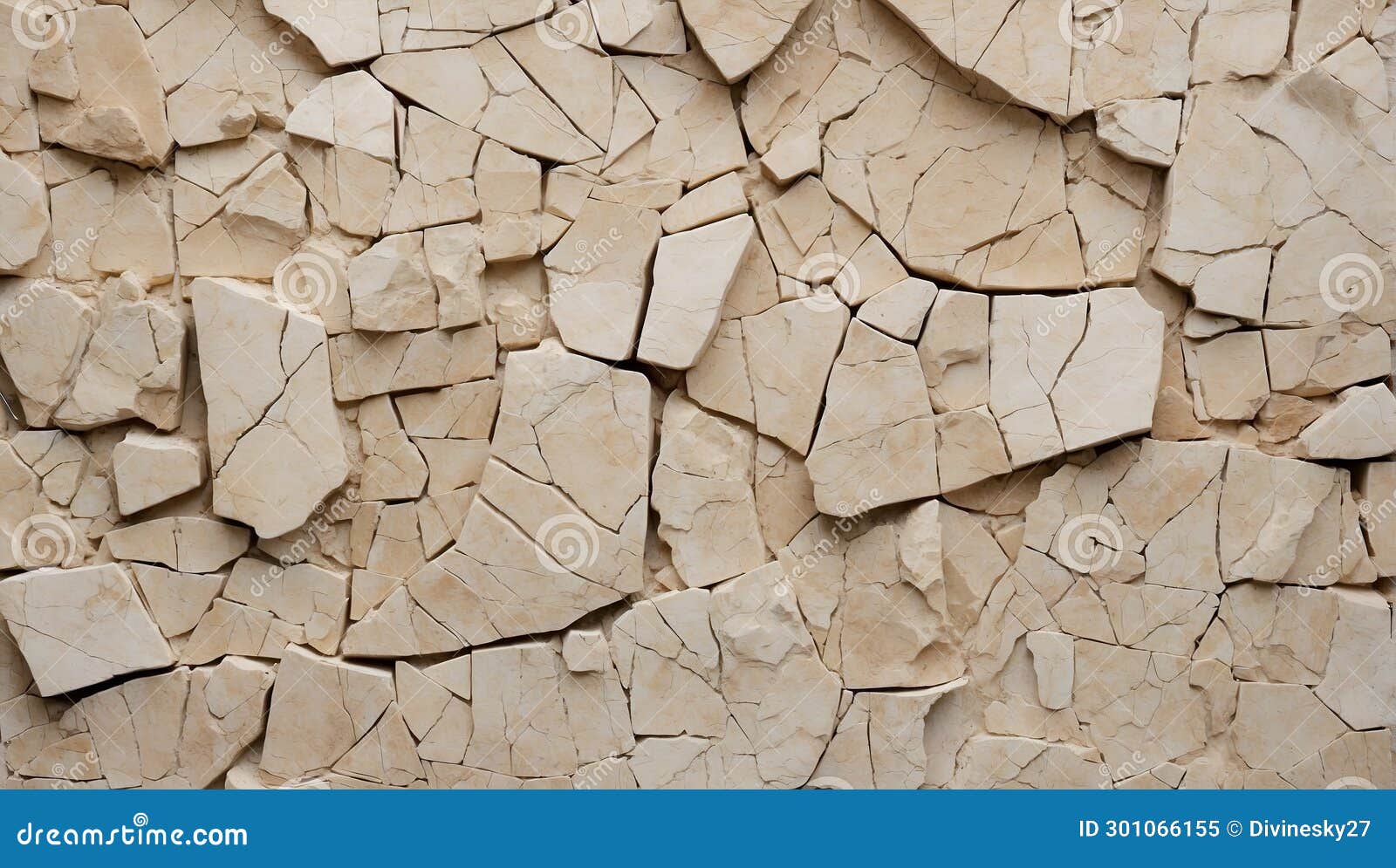 Organic Chaos: Irregular Limestone Tapestry. AI Generate Stock ...