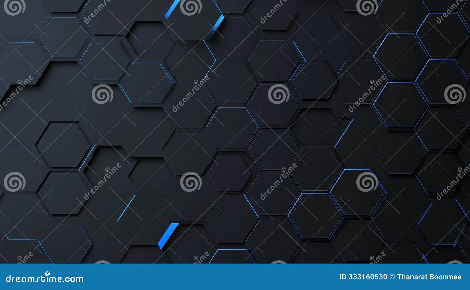 Dive into a Striking Black and Blue Abstract Tech Background, Featuring ...