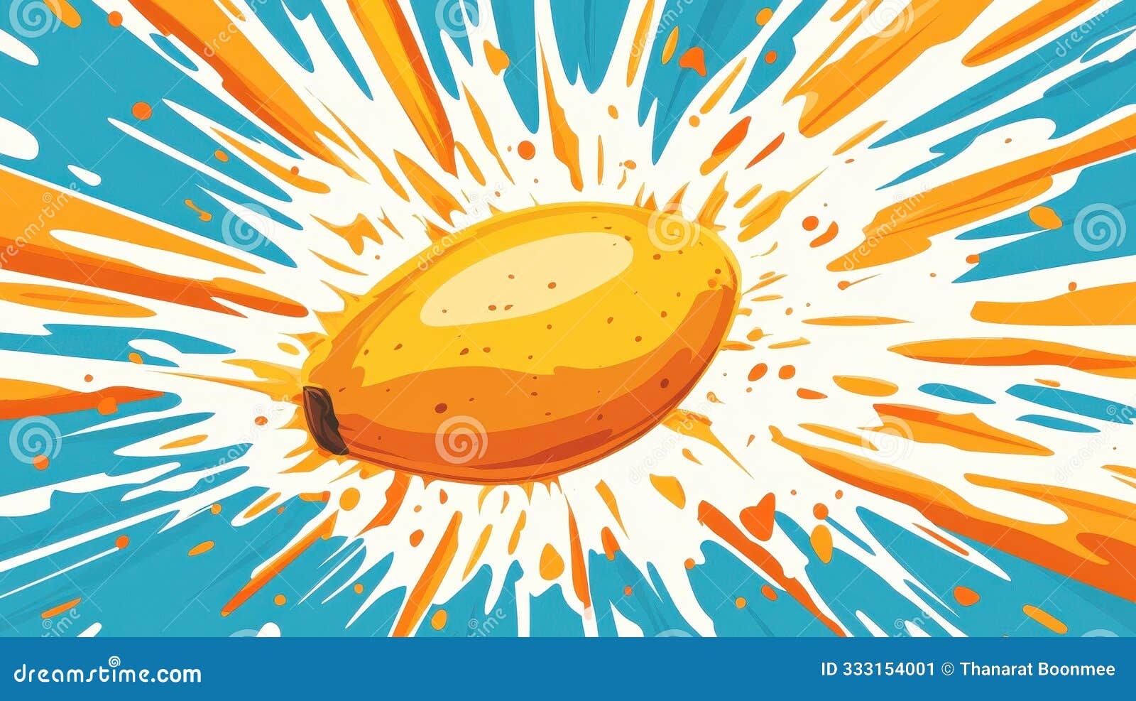 Dive into a Vibrant Explosion of Dynamic Movements in a Mangoshaped ...