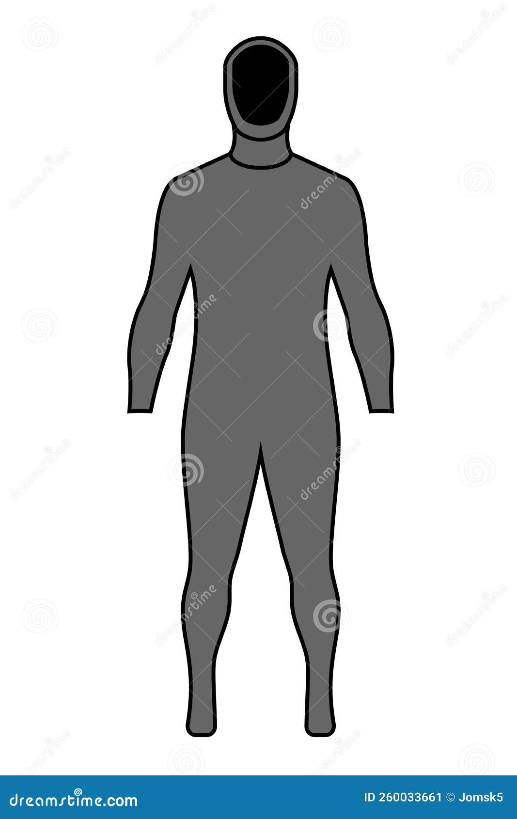 Dive Wetsuit Pictogram Vector Illustration Stock Vector - Illustration ...