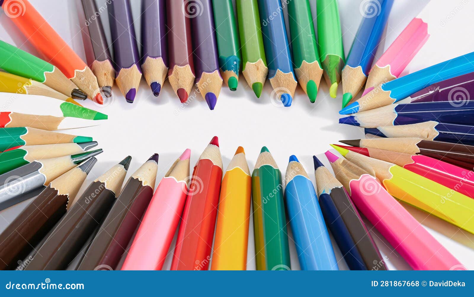 Vibrant Colors Unleashed: a Palette of Pencils for Creative Expressions ...