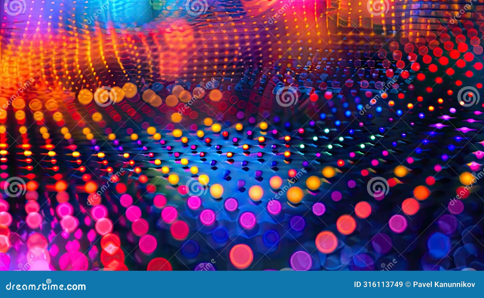 Dive into the World of Nano-tech Dots! Background Microscopic Dot ...