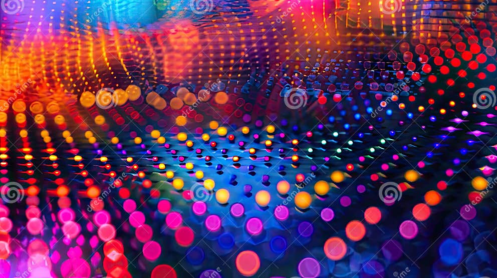 Dive into the World of Nano-tech Dots! Background Microscopic Dot ...