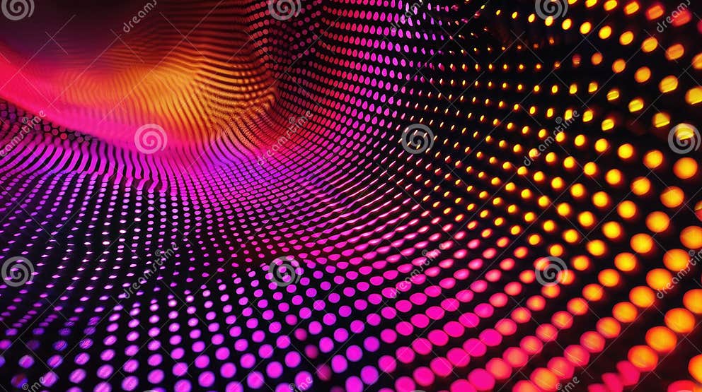 Dive into the World of Nano-tech Dots! Background Microscopic Dot ...