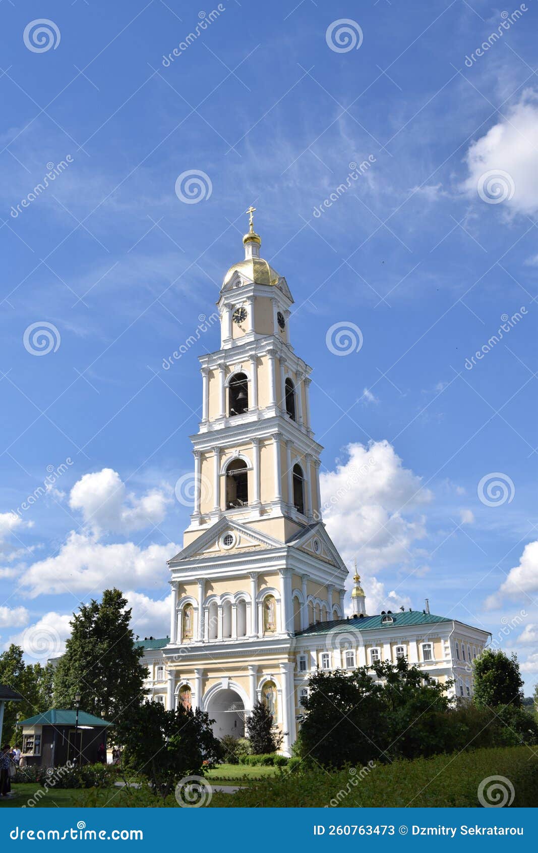 Diveevo. Bell Tower at the Entrance To the Monastery Stock Image ...