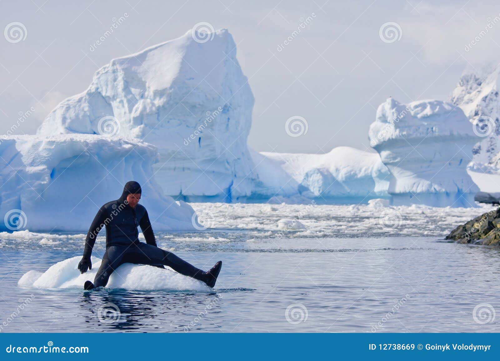 Diver on the stock image. Image of adult, entertainment - 12738669