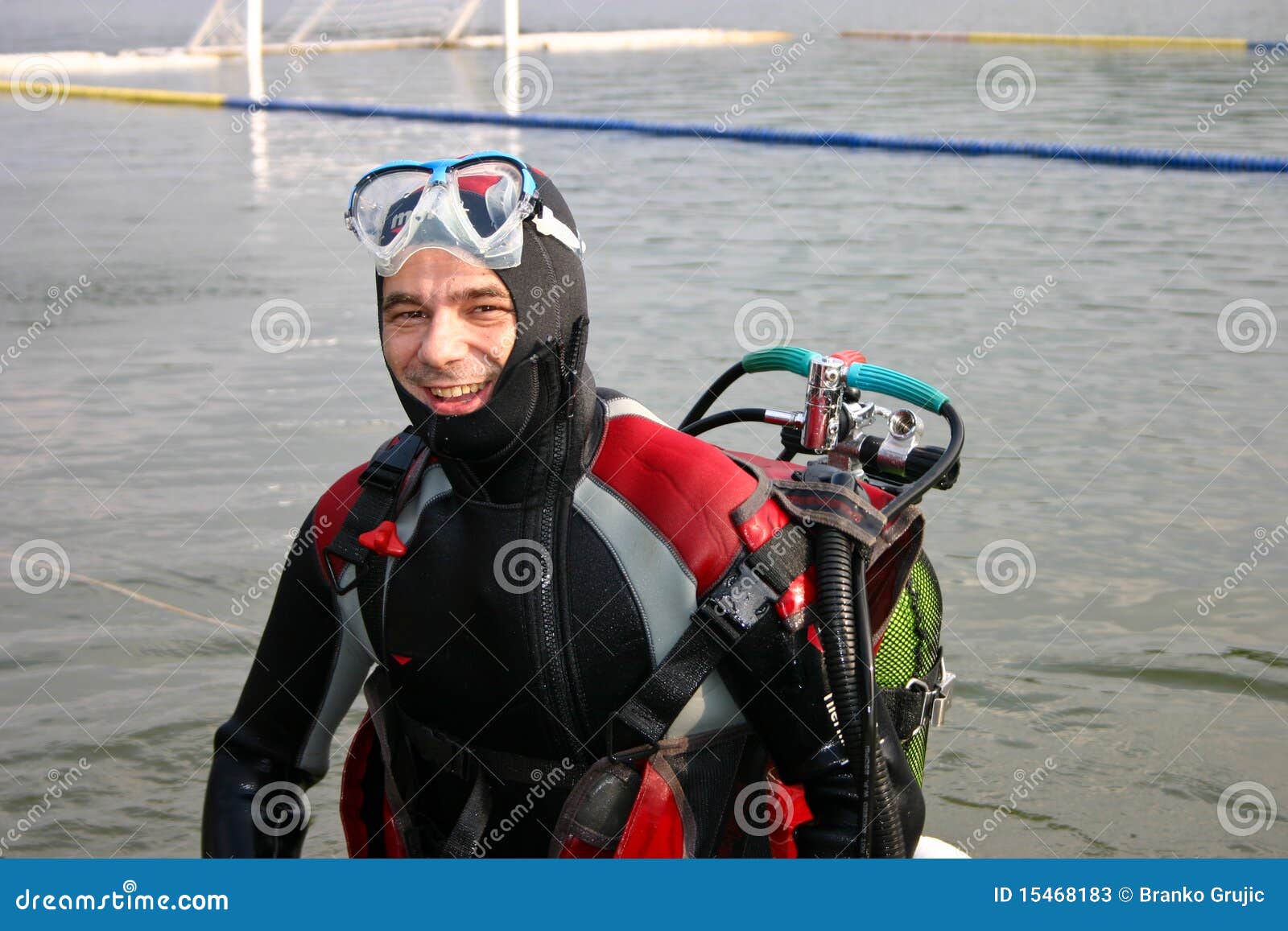 Diver stock image. Image of danger, diving, training - 15468183