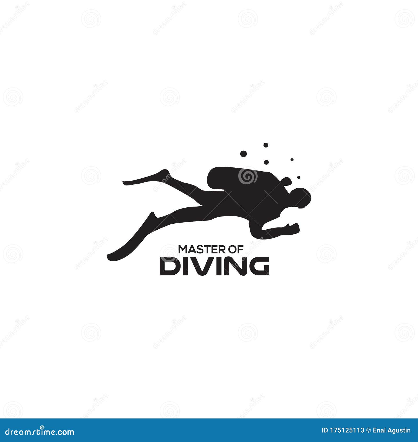 Diver Club Icon Logo Design Vector Template Stock Vector - Illustration ...