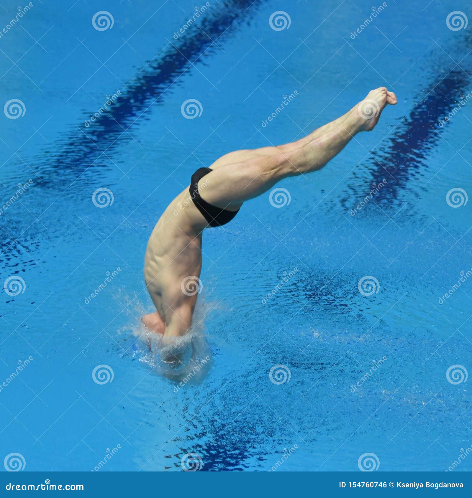 Diver Diving Pool Stock Images - Download 2,458 Royalty Free Photos