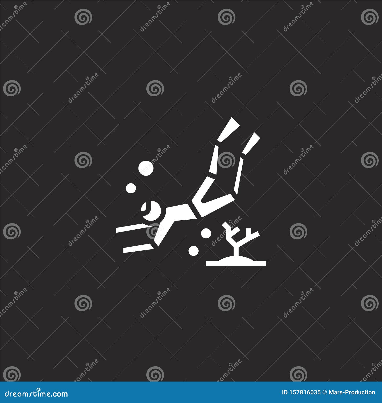 Diver Icon. Filled Diver Icon for Website Design and Mobile, App ...