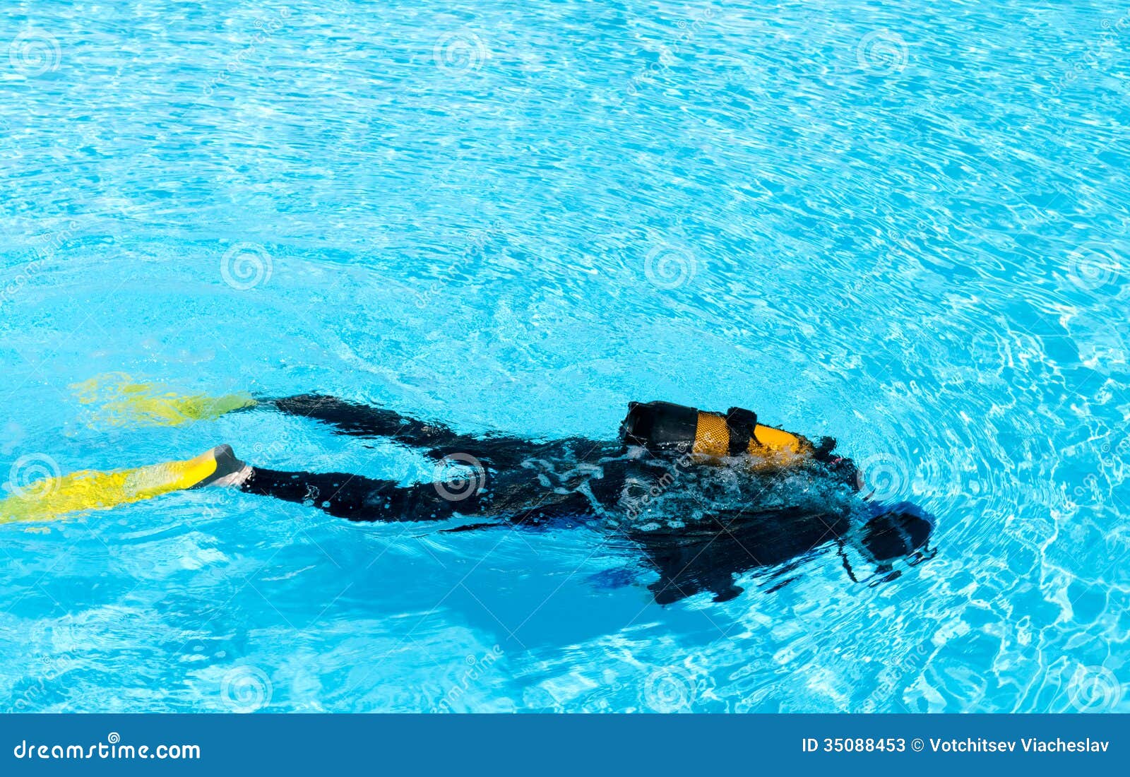 Diver Training stock image. Image of diver, scubadiving - 35088453