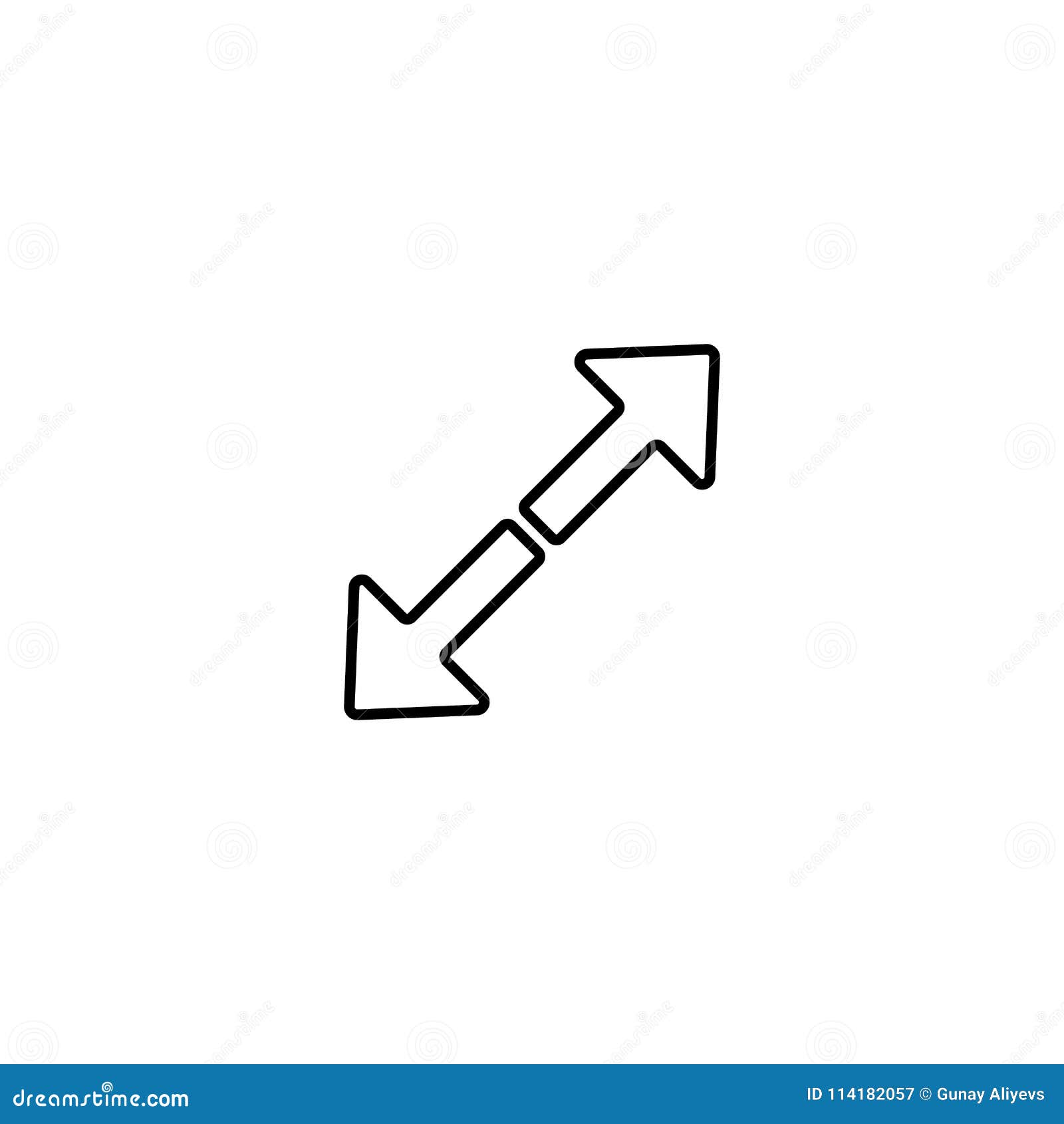 Divergent Arrows Icon. Element of Simple Icon for Websites, Web Design ...