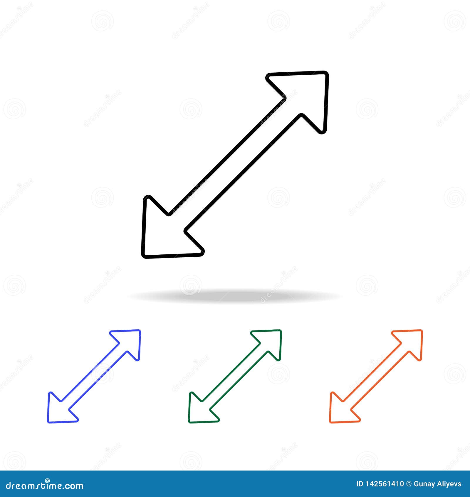 Divergent Arrows Royalty-Free Stock Image | CartoonDealer.com #58796698