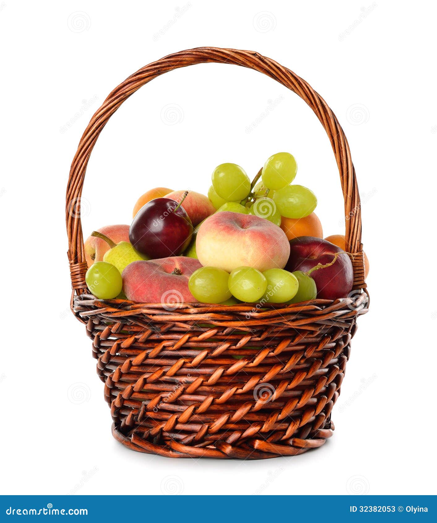 Divers fruit in een mand stock afbeelding. Image of hoop - 32382053