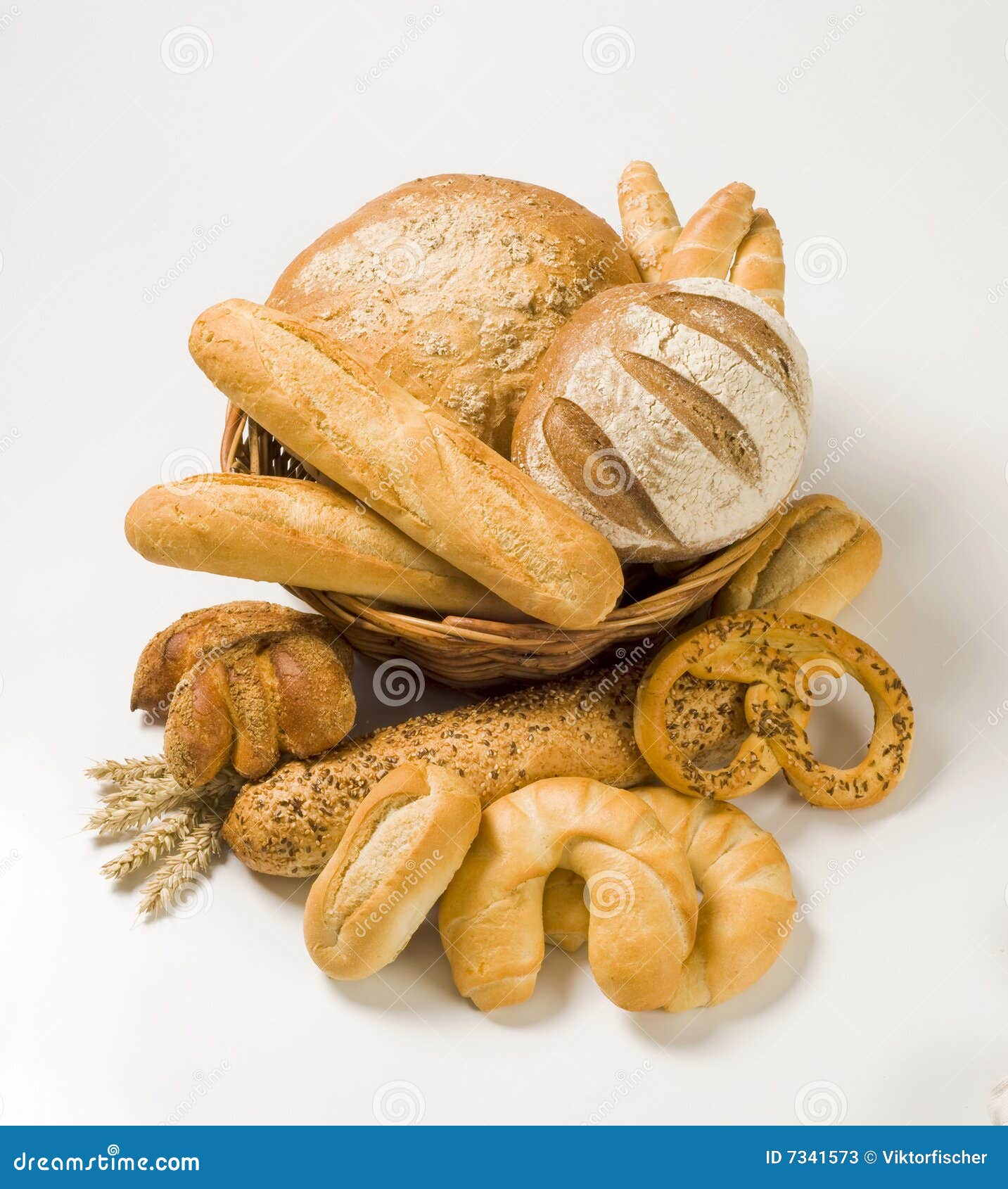 Divers Produits De Boulangerie Image stock - Image du bretzel ...