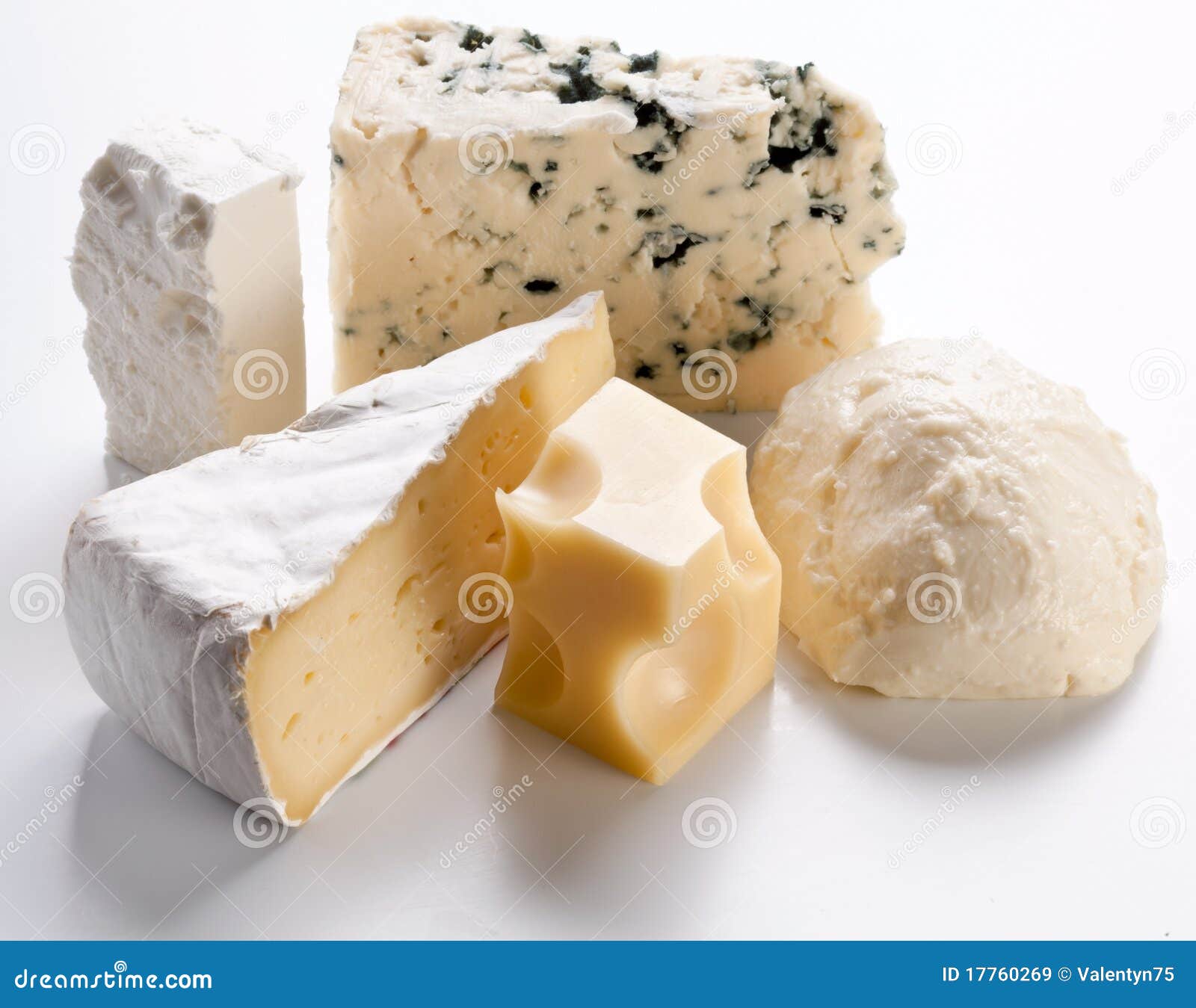 Divers types de fromages. image stock. Image du nourriture - 17760269