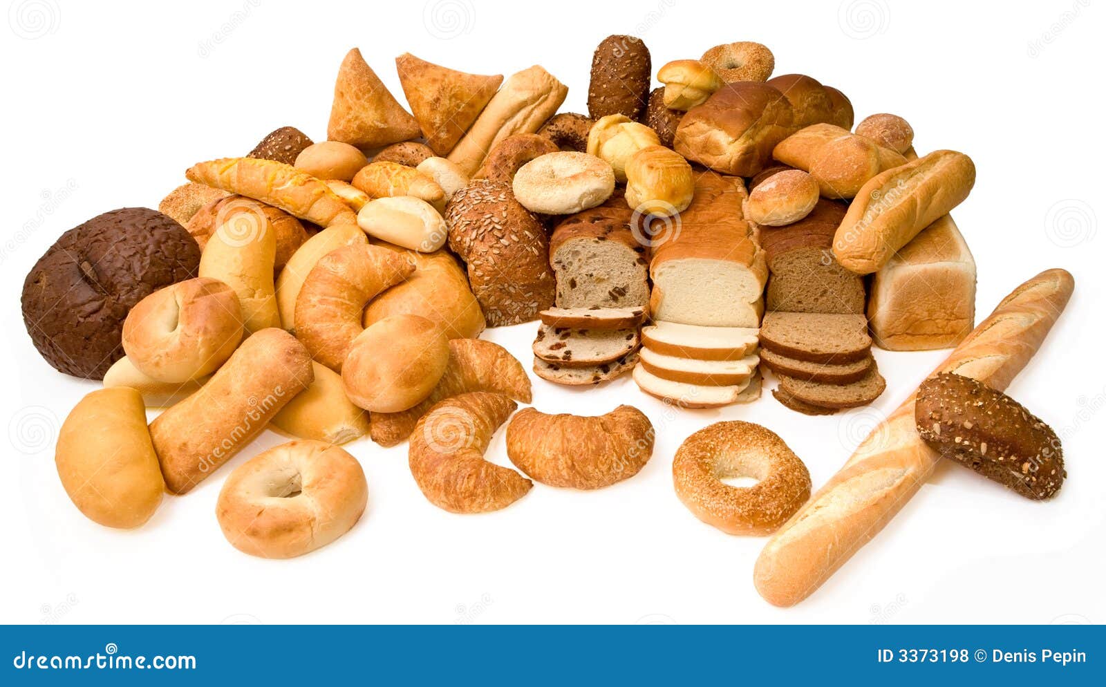 Divers types de pain photo stock. Image du comestible - 3373198