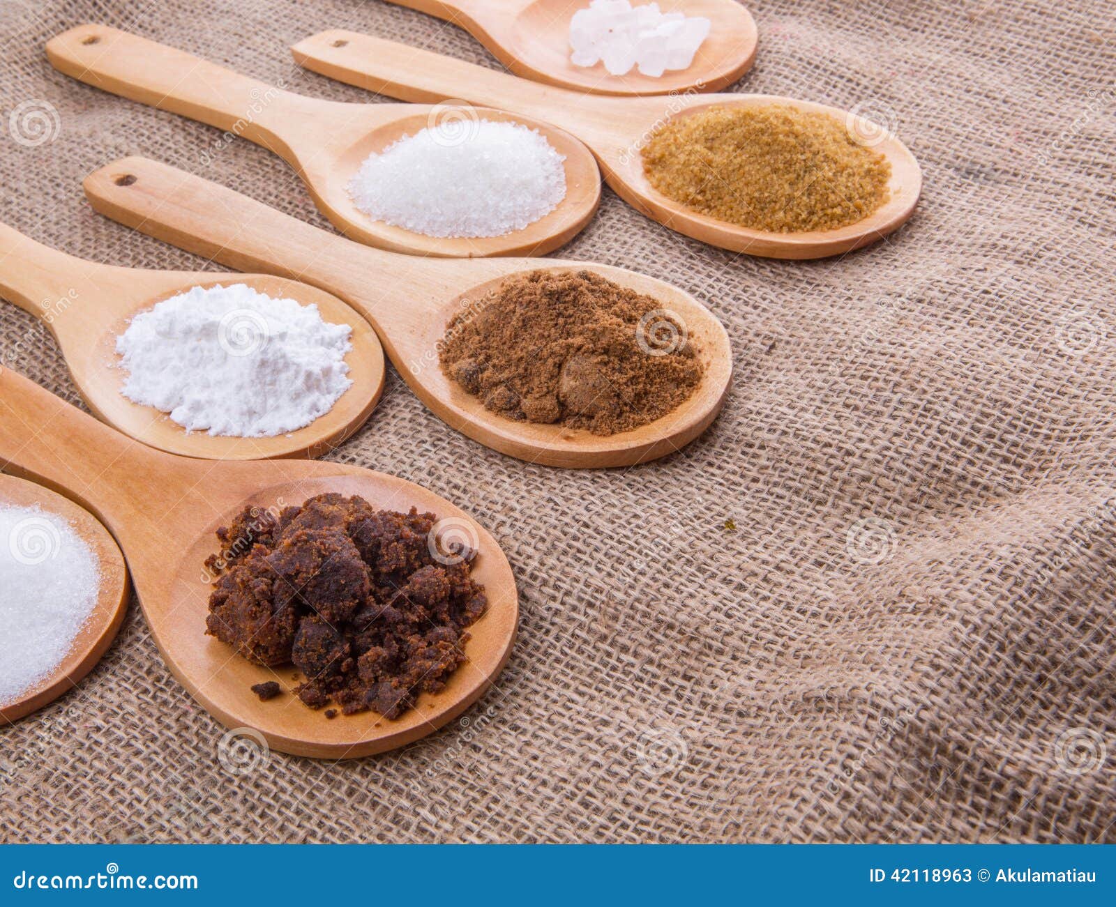 Divers types de sucre I image stock. Image du saillir - 42118963