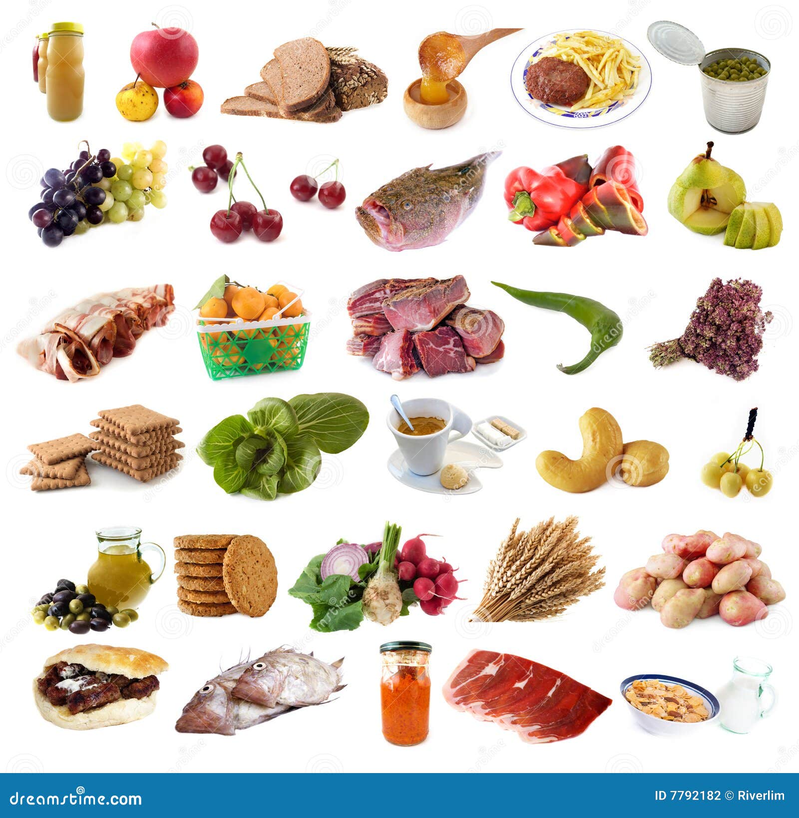 Divers Voedsel stock foto. Image of druif, honing, kebab - 7792182