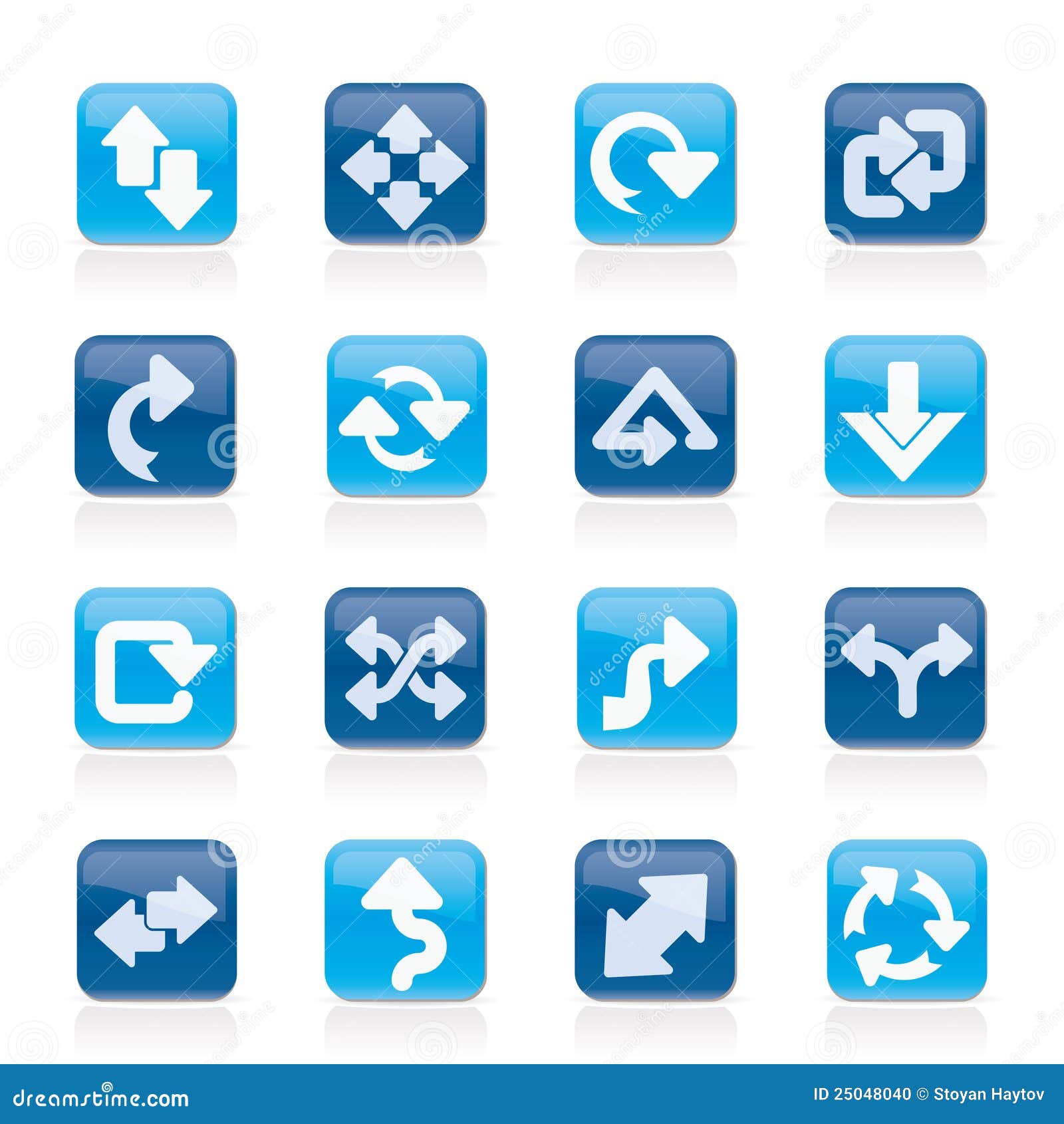 Diversa Clase De Iconos De Las Flechas Ilustración del Vector ...