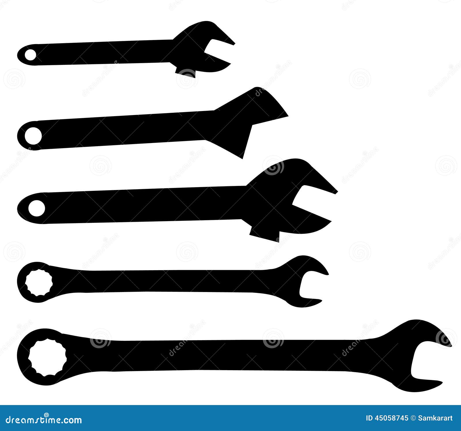 Diversa Llave Fijada - Vector Ilustración del Vector - Ilustración de ...