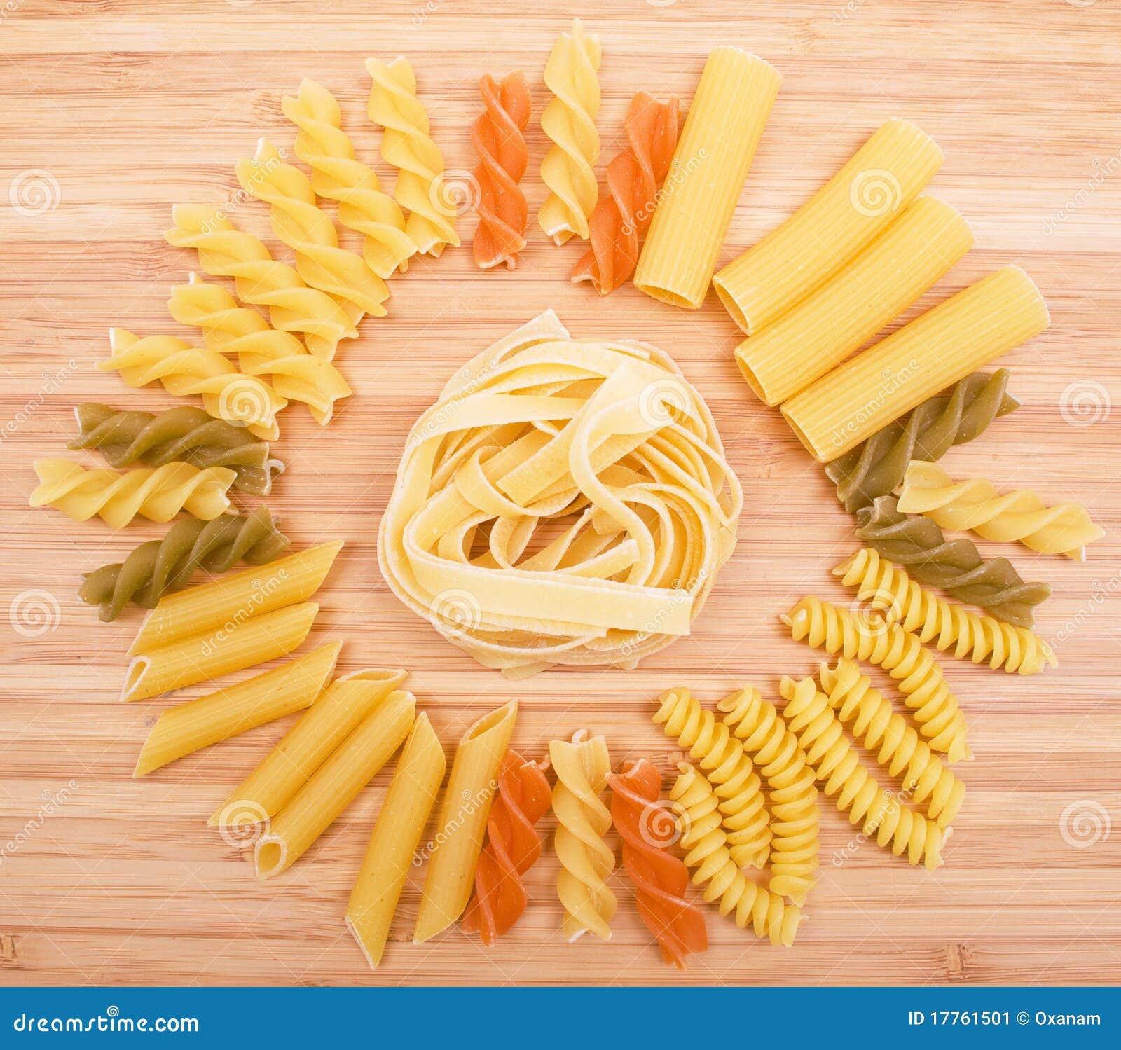 Diversas Clases De Pastas Italianas Imagen de archivo - Imagen: 17761501