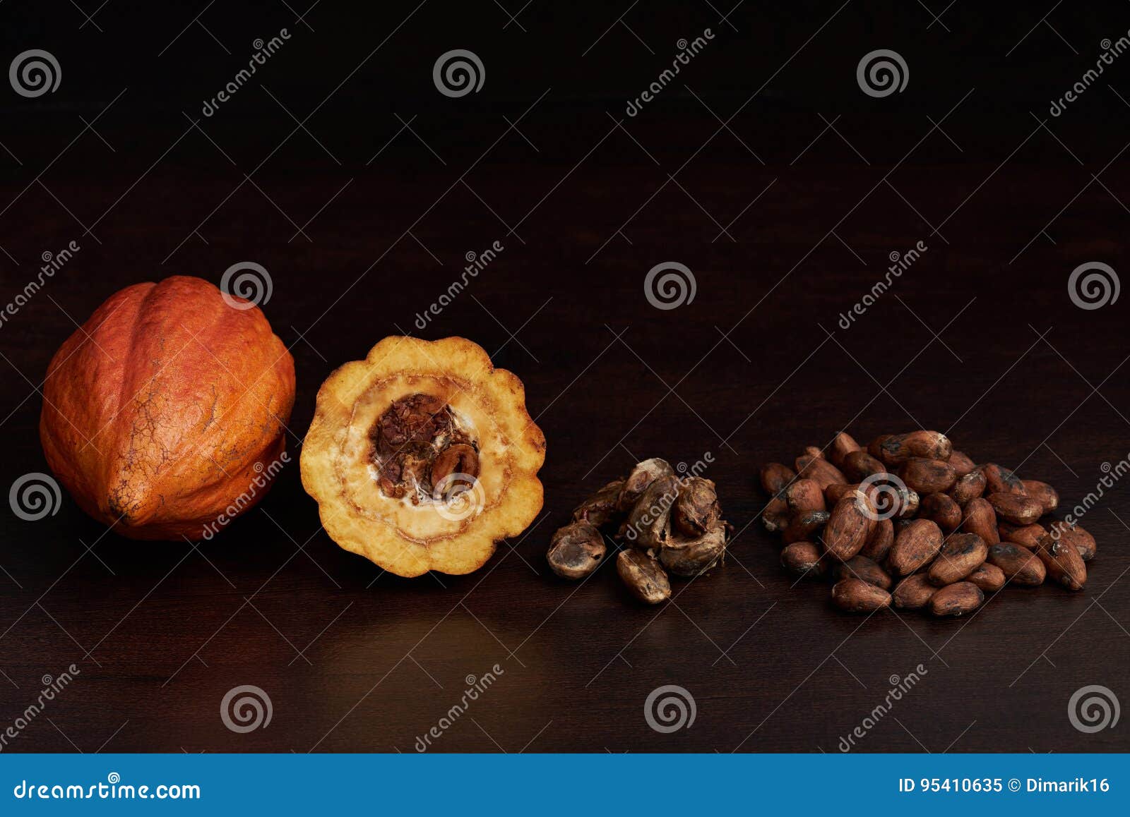 Diversas etapas del cacao imagen de archivo. Imagen de alimento - 95410635