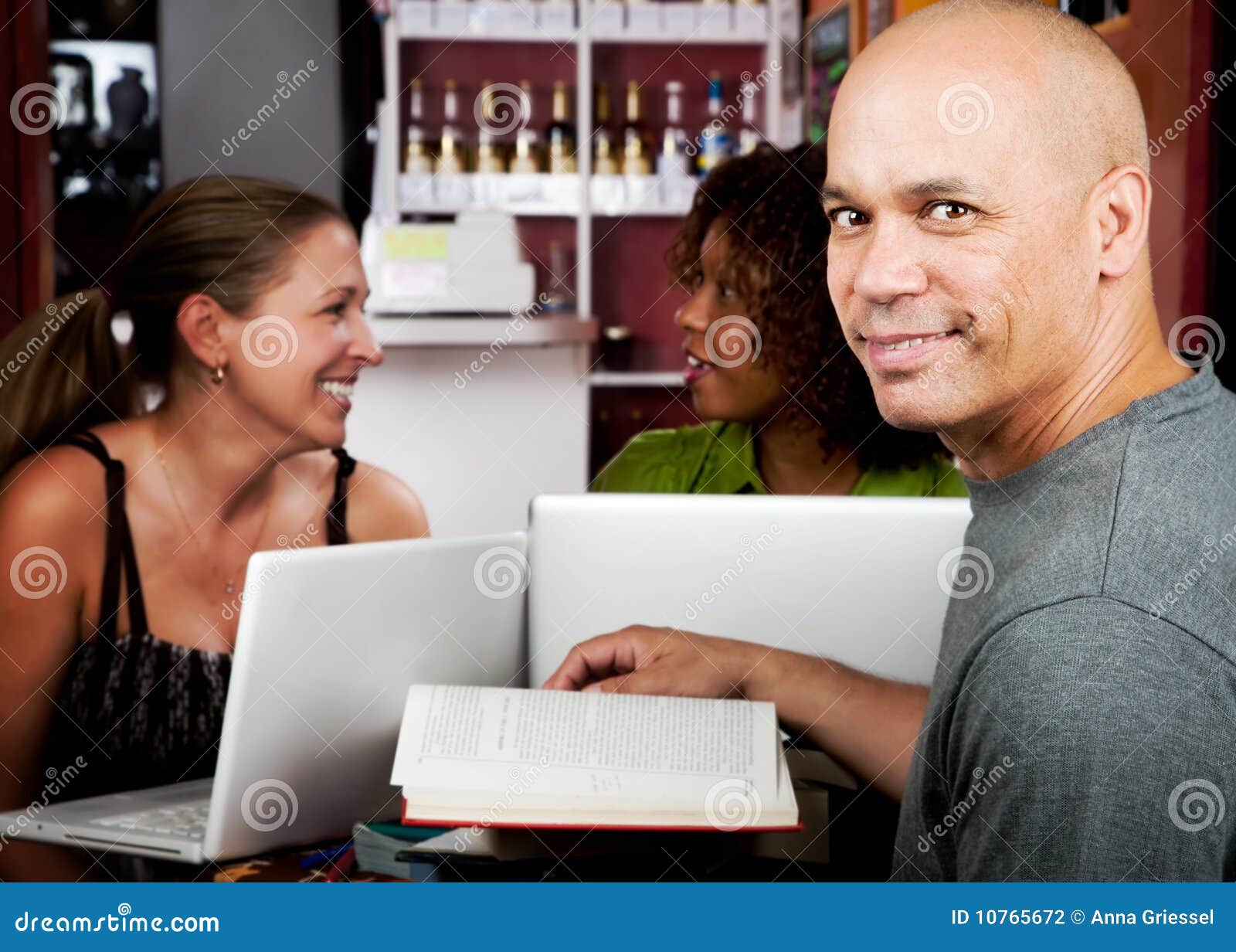 Diverse adult study group stock photo. Image of book - 10765672