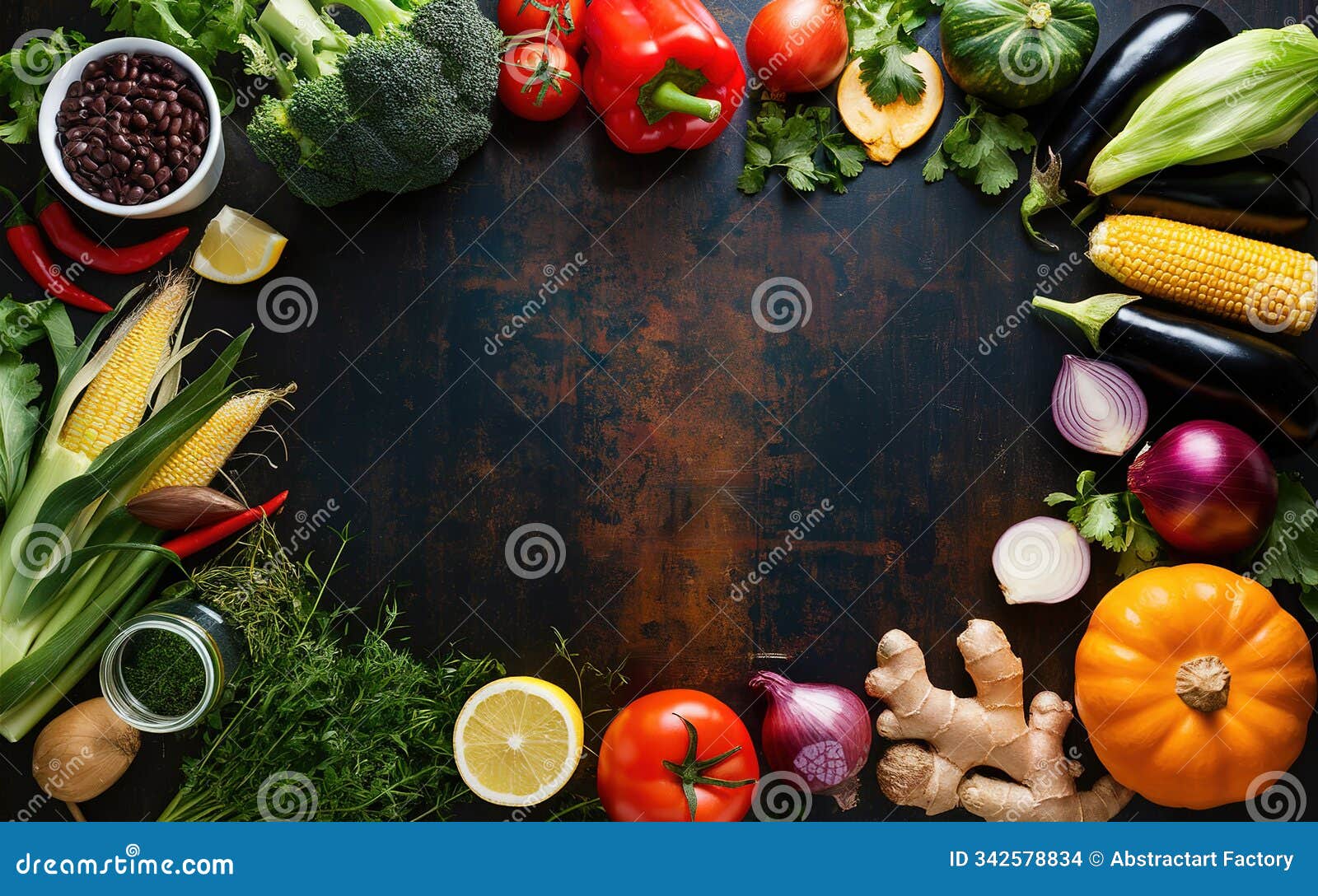 A Diverse Array of Nutrient-rich Foods, Highlighting the Importance of ...
