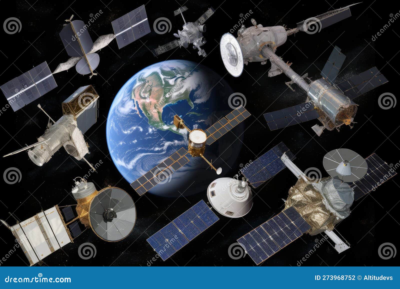 Diverse Array of Satellite and Space Probe Technologies, Each ... Diverse Array of Satellite and Space Probe Technologies, Each ...