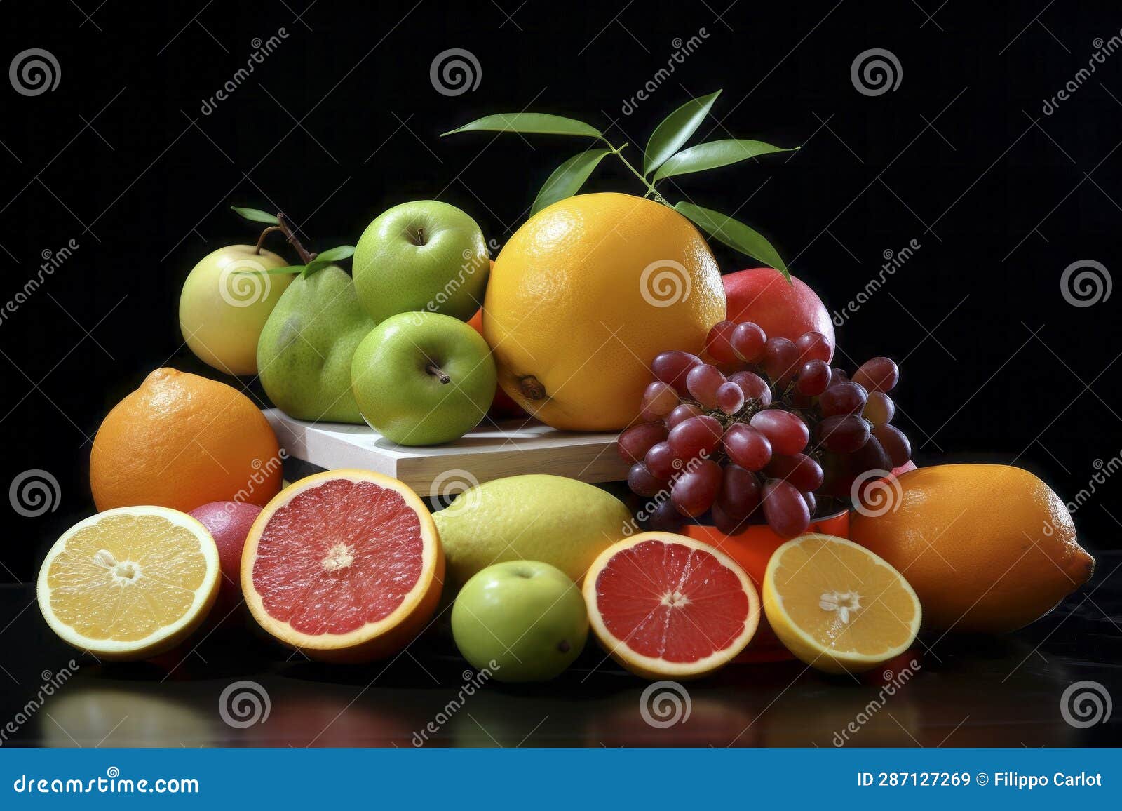 Exotic Fruit Medley Display Stock Image - Image of assortment, lychee ...