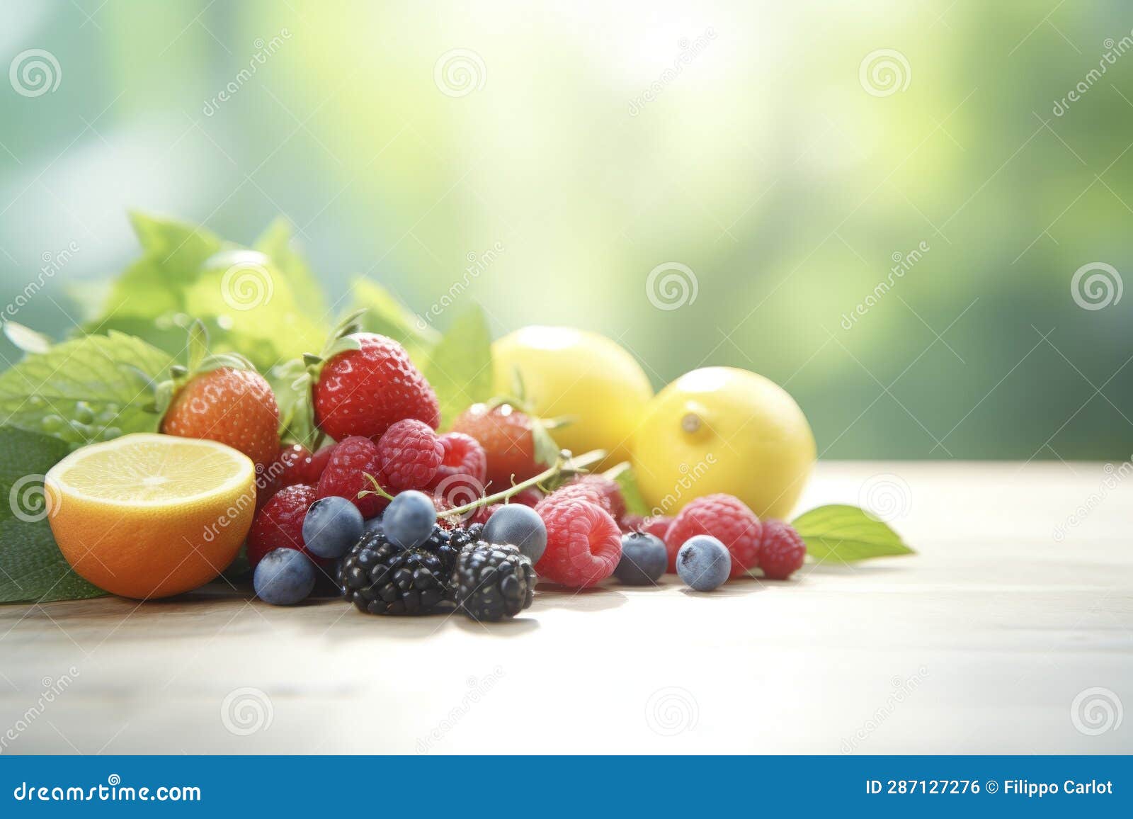 Exotic Fruit Medley Display Stock Photo - Image of vitamin, slice ...