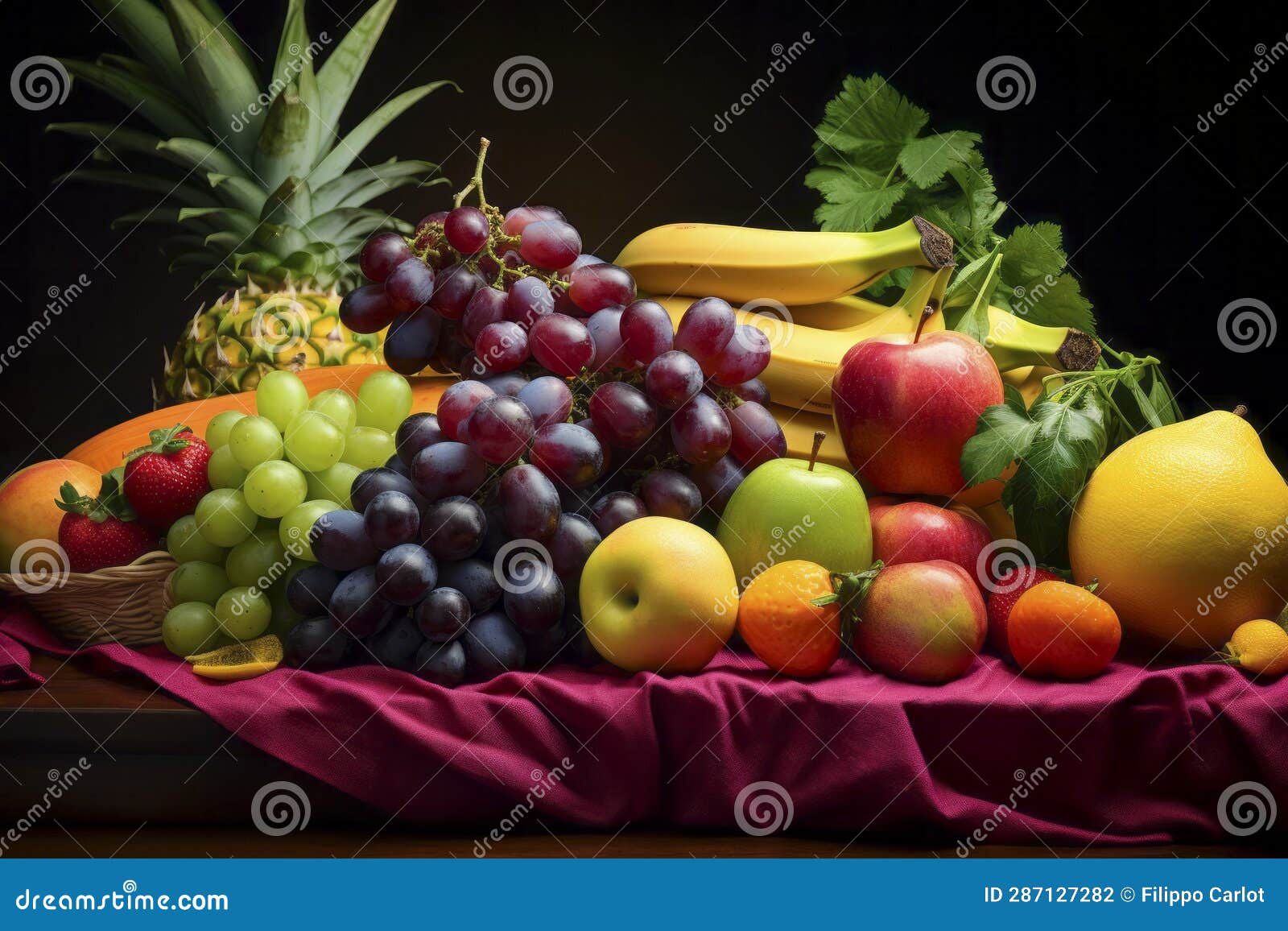 Exotic Fruit Medley Display Stock Photo - Image of guava, display ...