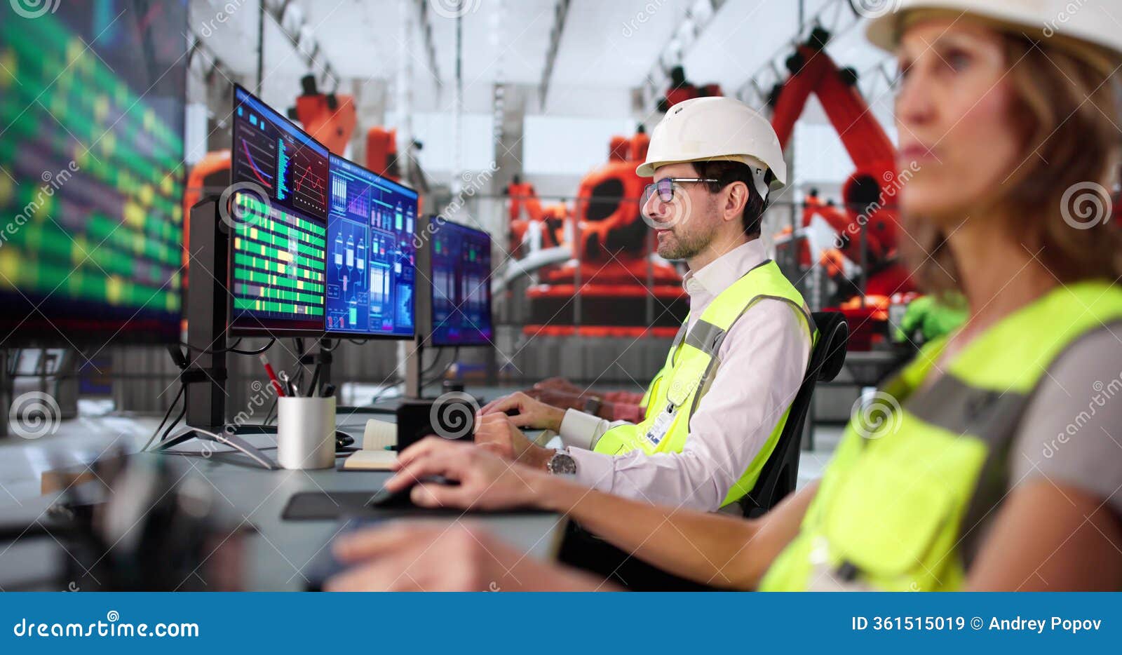 Diverse Automotive Team Works Together in Factory Stock Image - Image ...