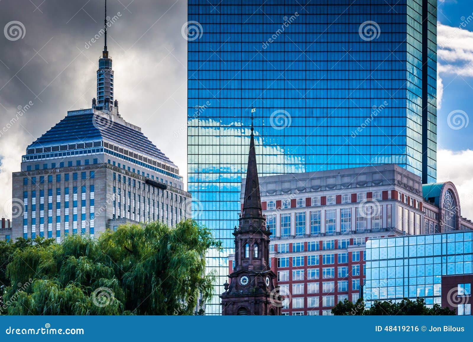 Diverse Buildings in Boston, Massachusetts. Stock Photo - Image of ...