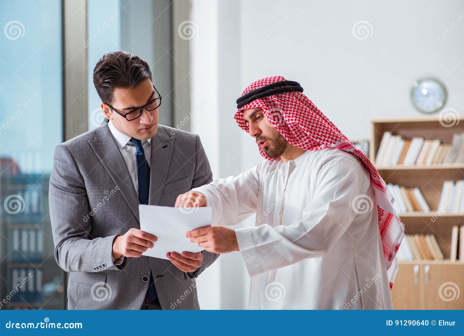 The Diverse Business Concept with Arab Businessman Stock Photo - Image ...