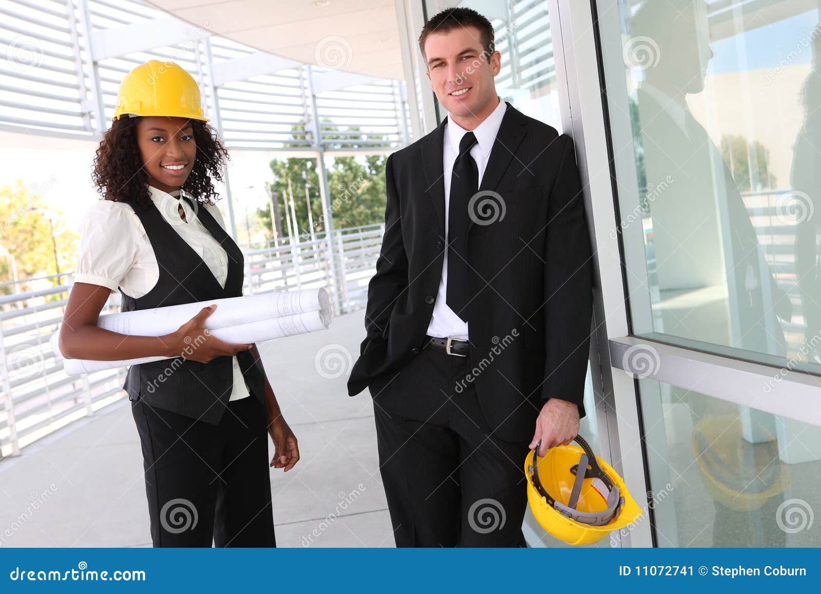 Diverse Business Construction Team Stock Image - Image of architect ...