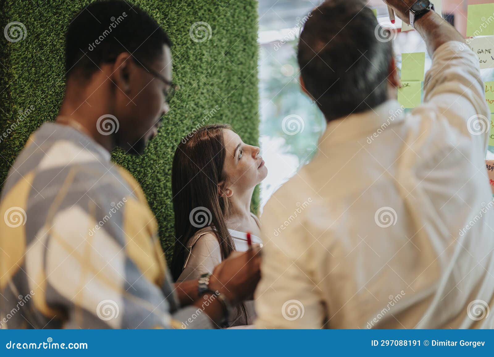 Diverse Business Group Brainstorming, Sharing Ideas and Collaborating ...