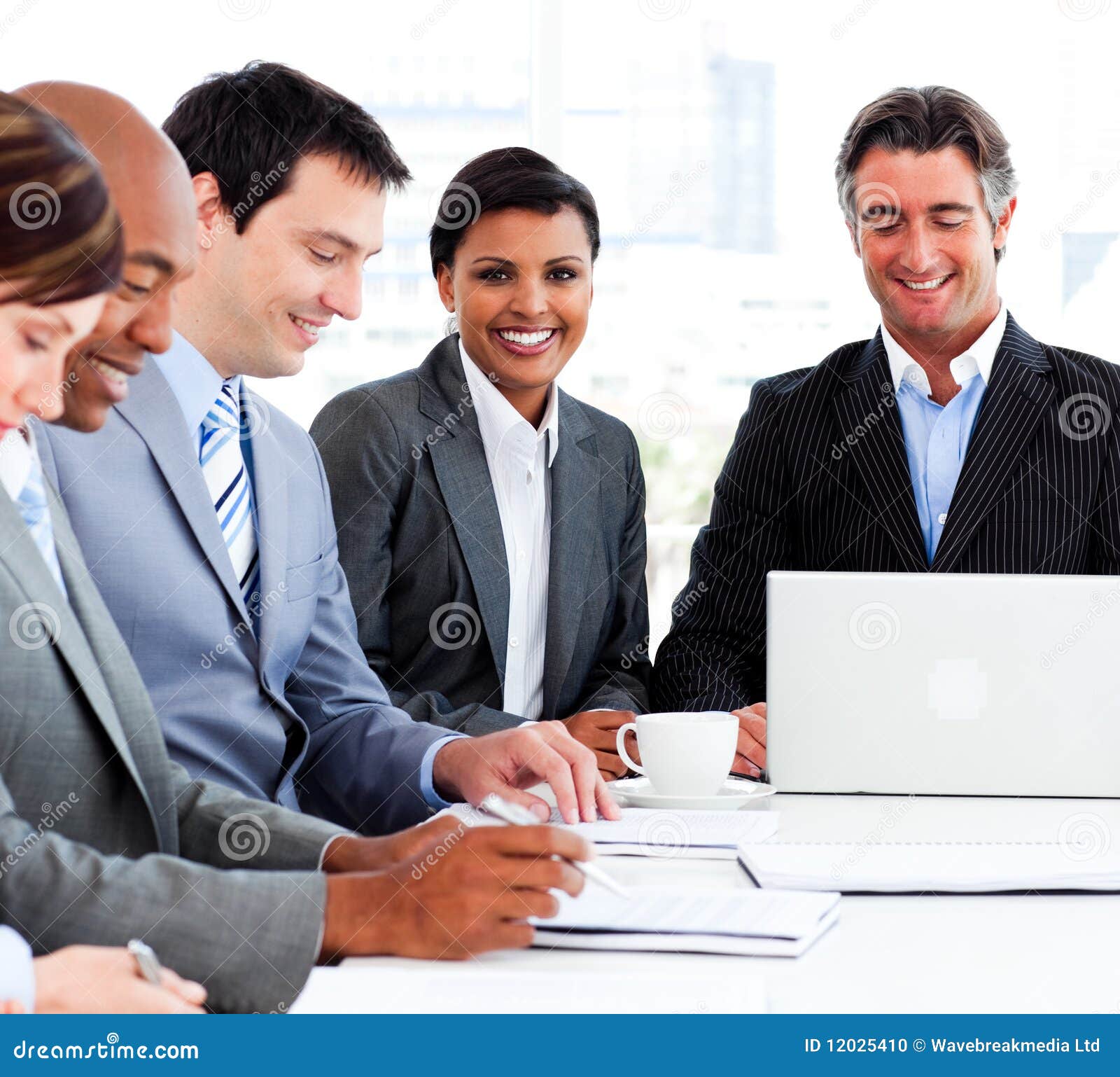 A Diverse Business Group in a Meeting Stock Photo - Image of ...