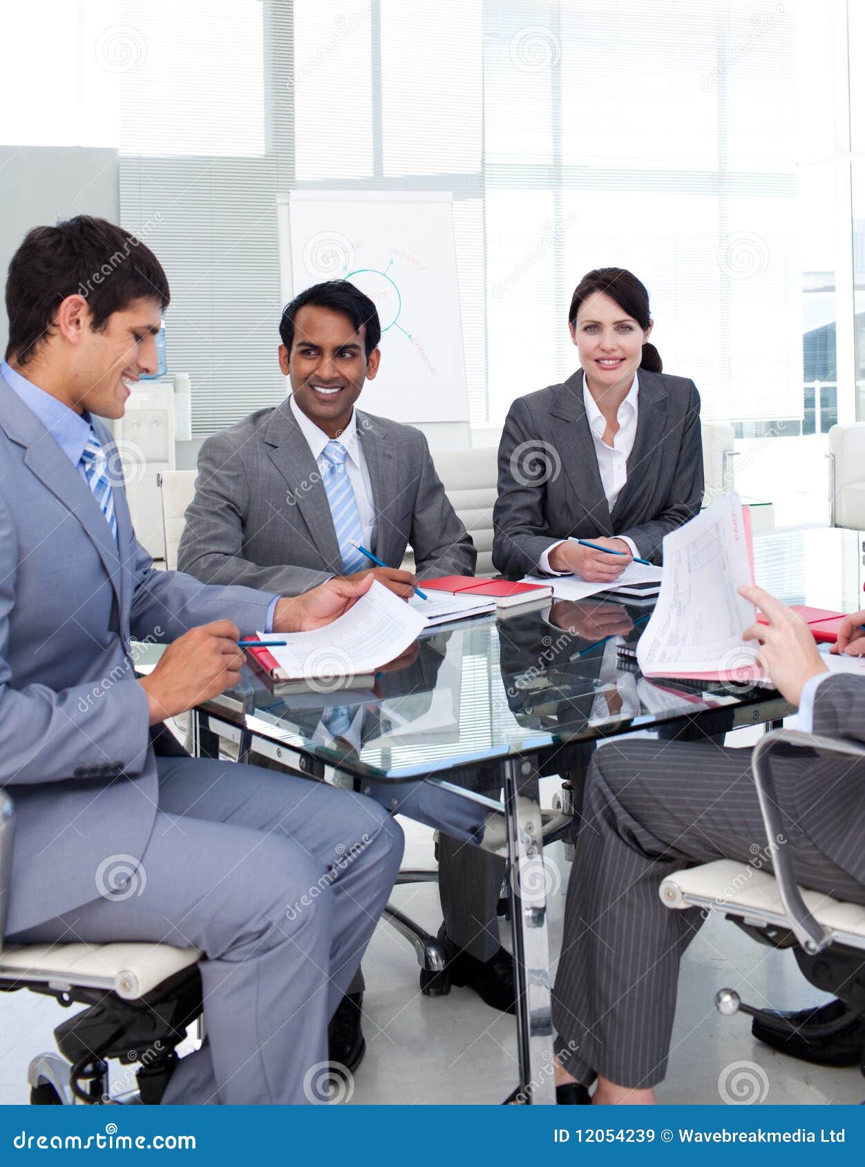 A Diverse Business Group in a Meeting Stock Image - Image of corporate ...