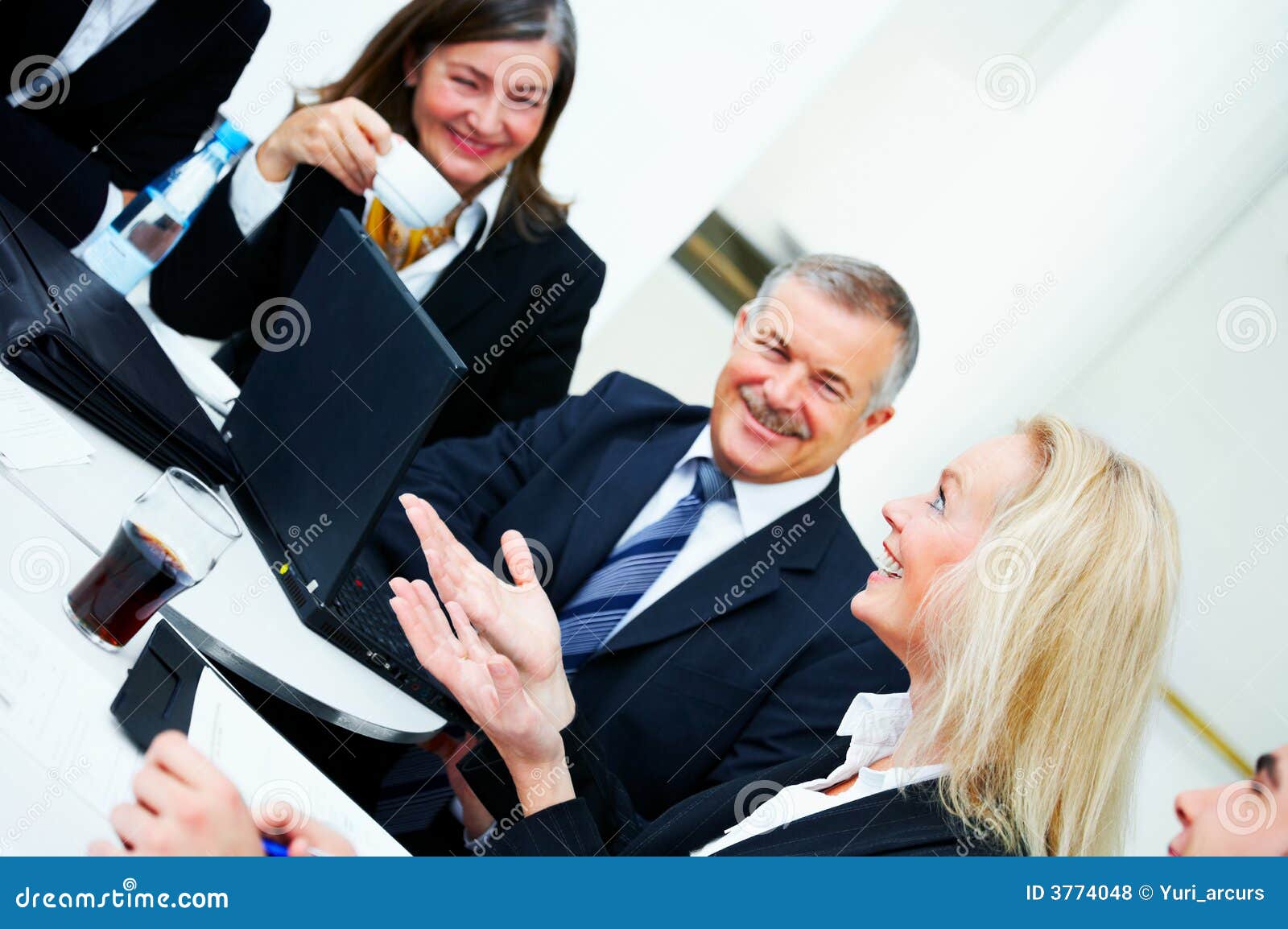 Diverse Business Group Meeting Stock Photo - Image of group, office ...