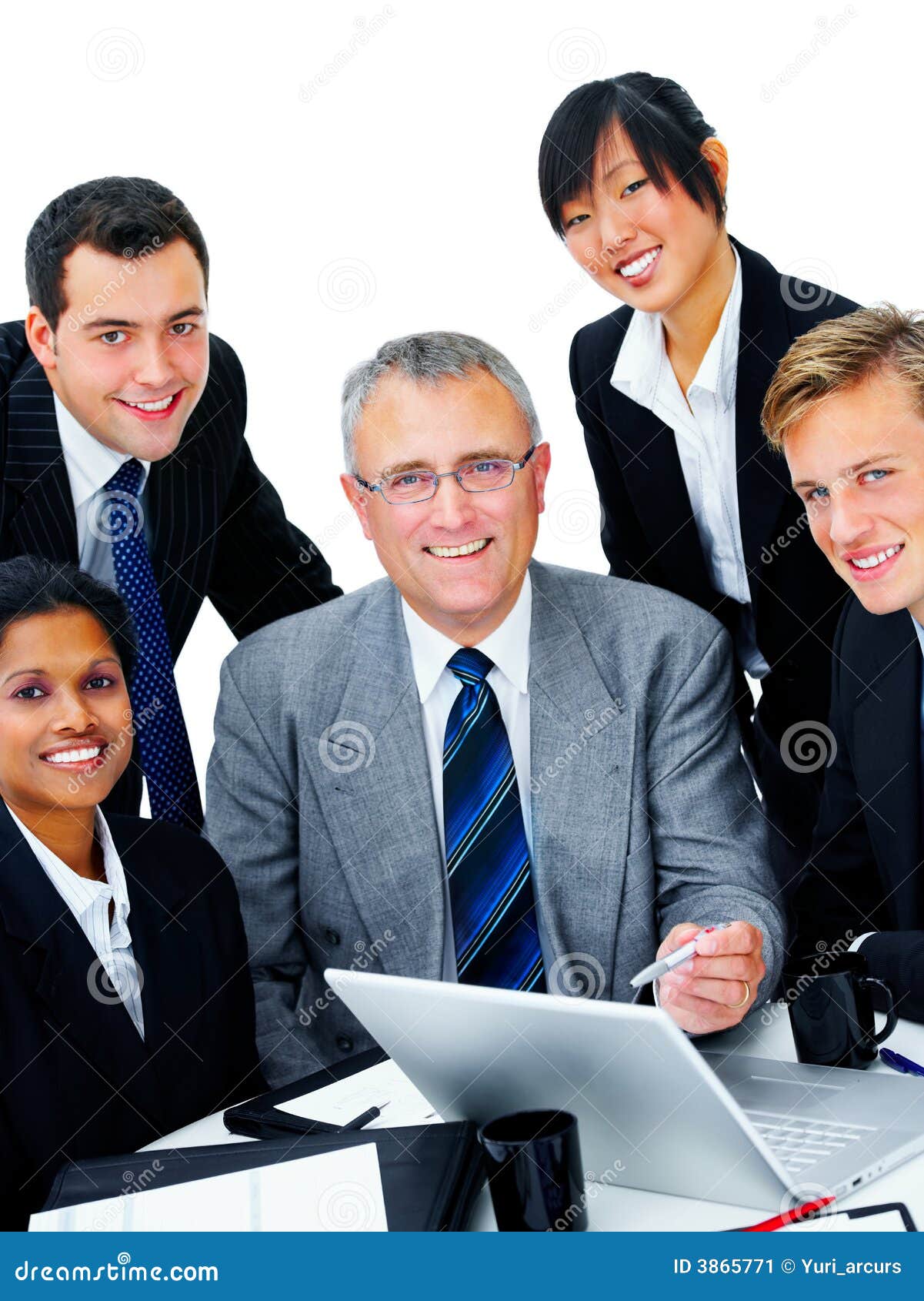 Diverse Business Group Meeting Stock Image - Image of females, business ...