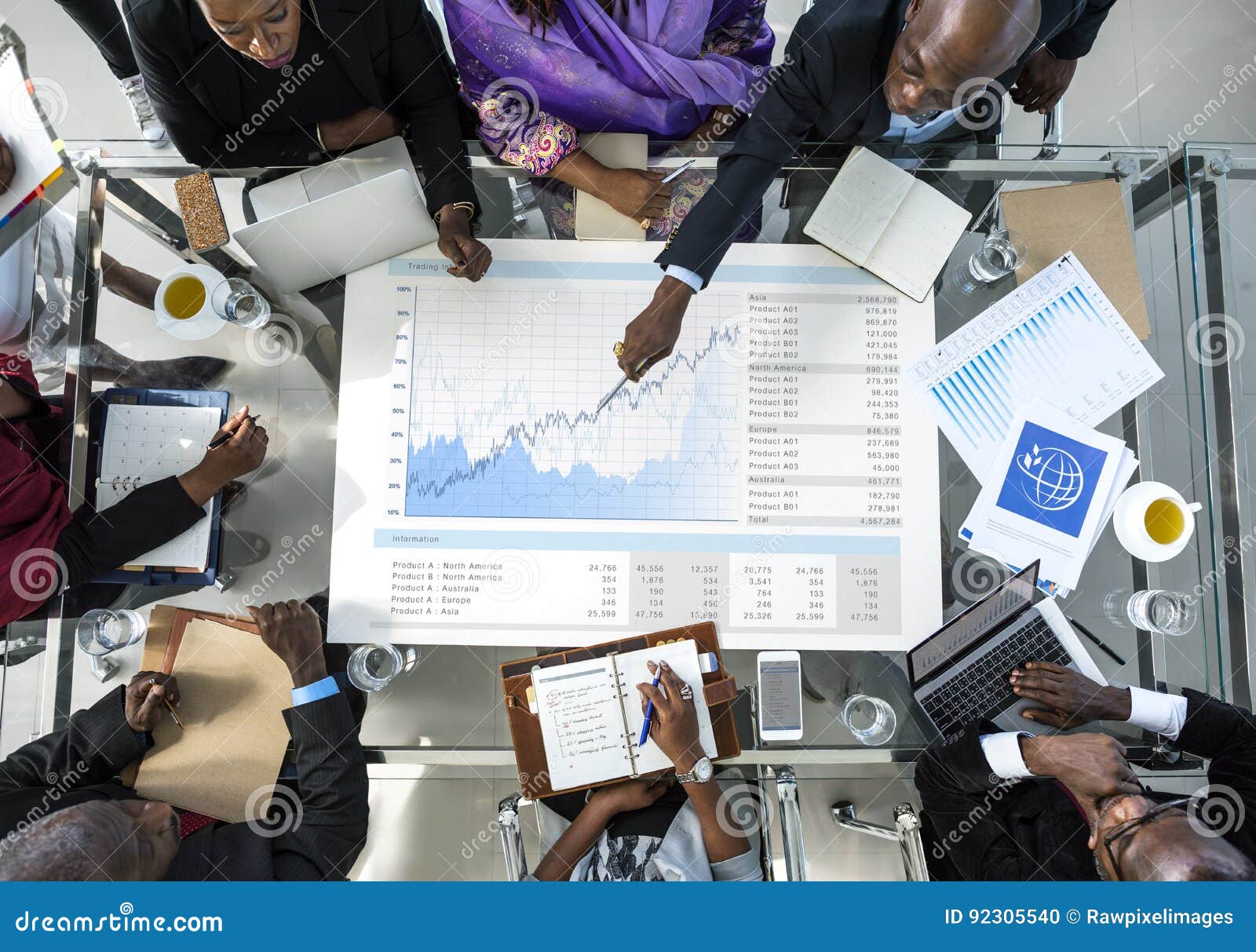 Diverse Business People Meeting Partnership Stock Photo - Image of ...