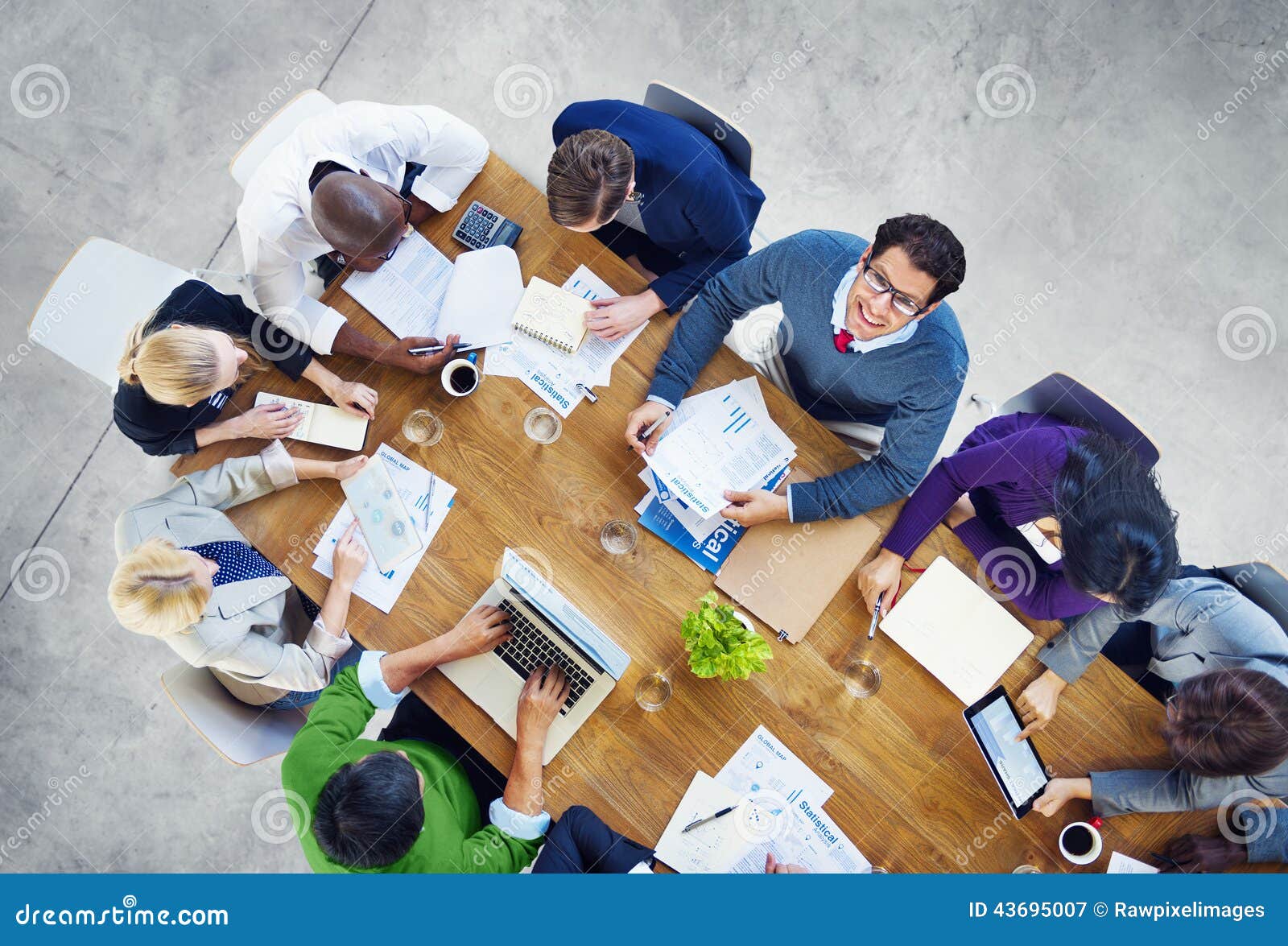 Diverse Business People Working in a Conference Stock Image - Image of ...