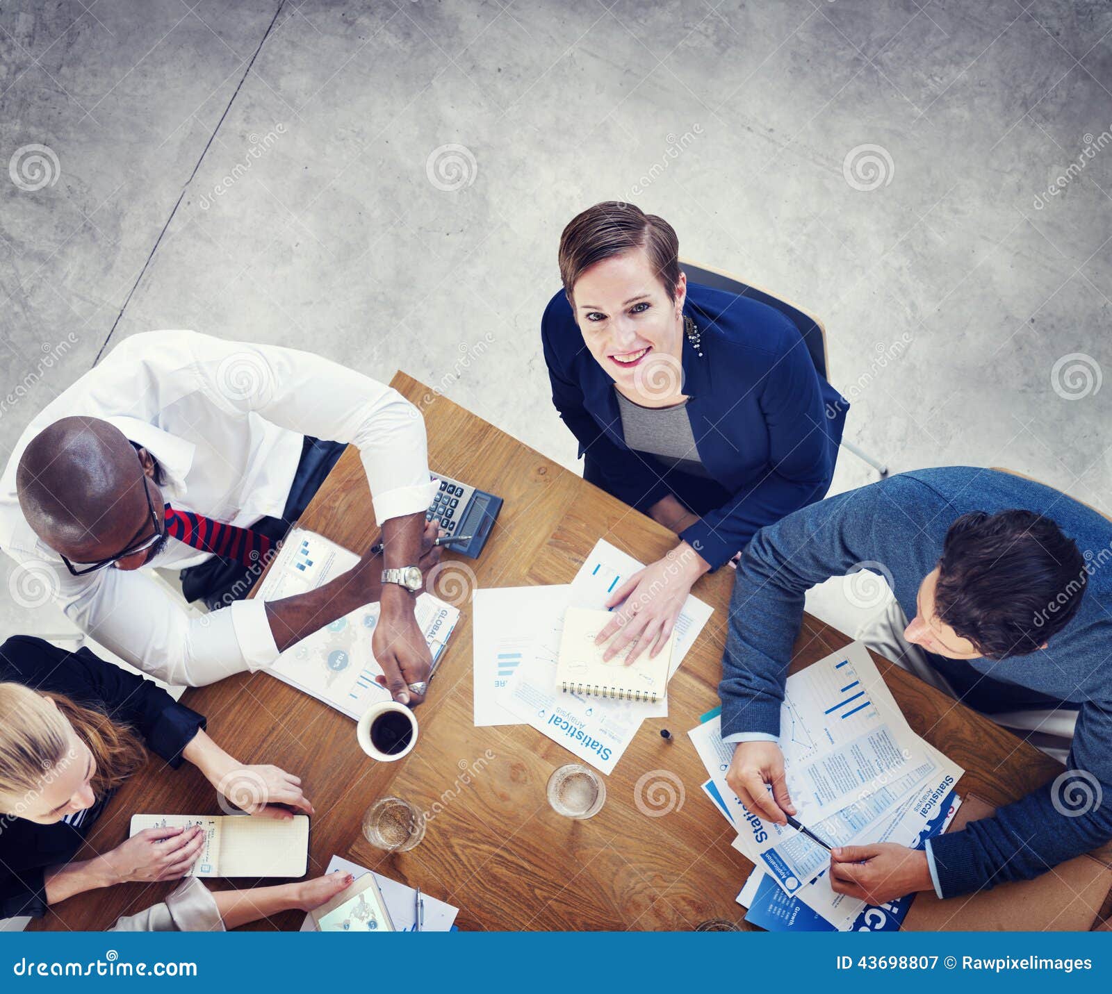 Diverse Business People Working in a Conference Stock Image - Image of ...