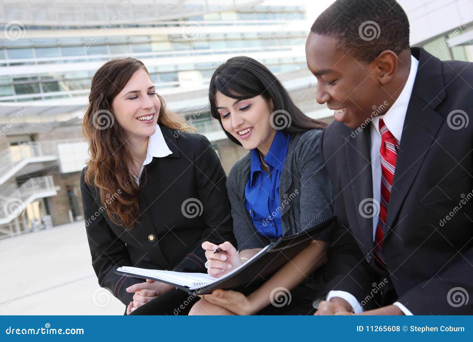 Diverse Business Team at Office Stock Photo - Image of ethnic, american ...