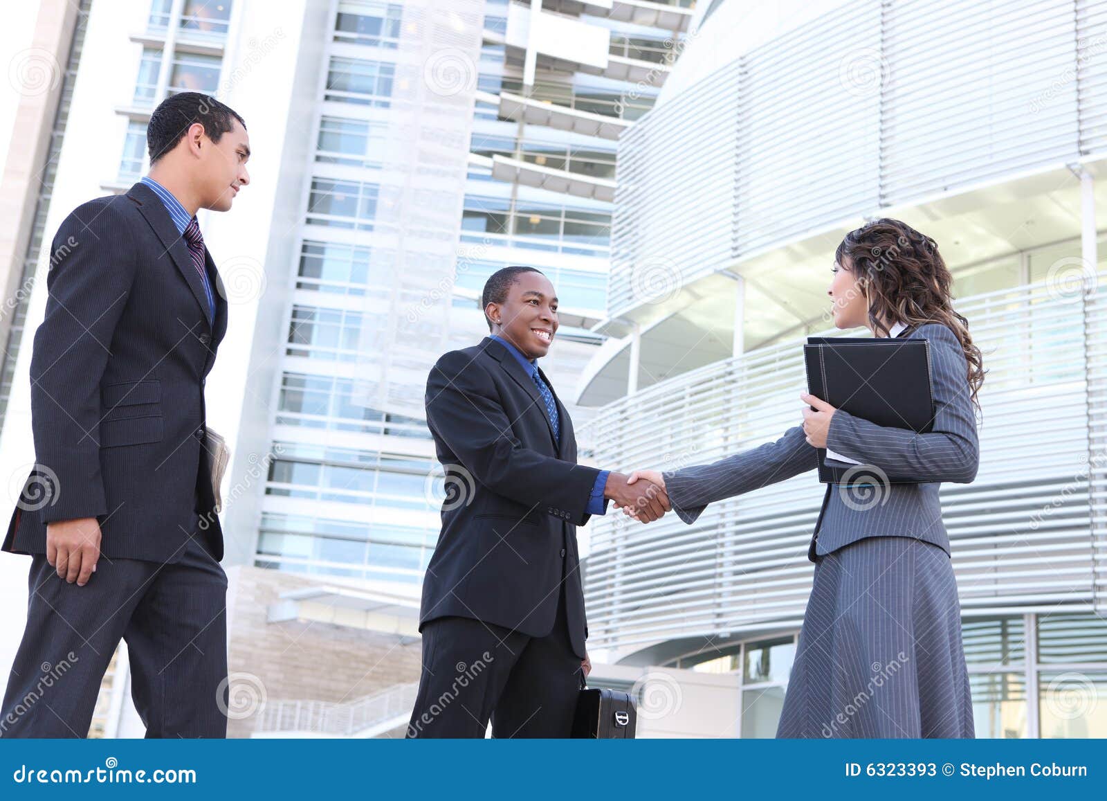 Diverse Business Team Shaking Hands Stock Image - Image of greeting ...