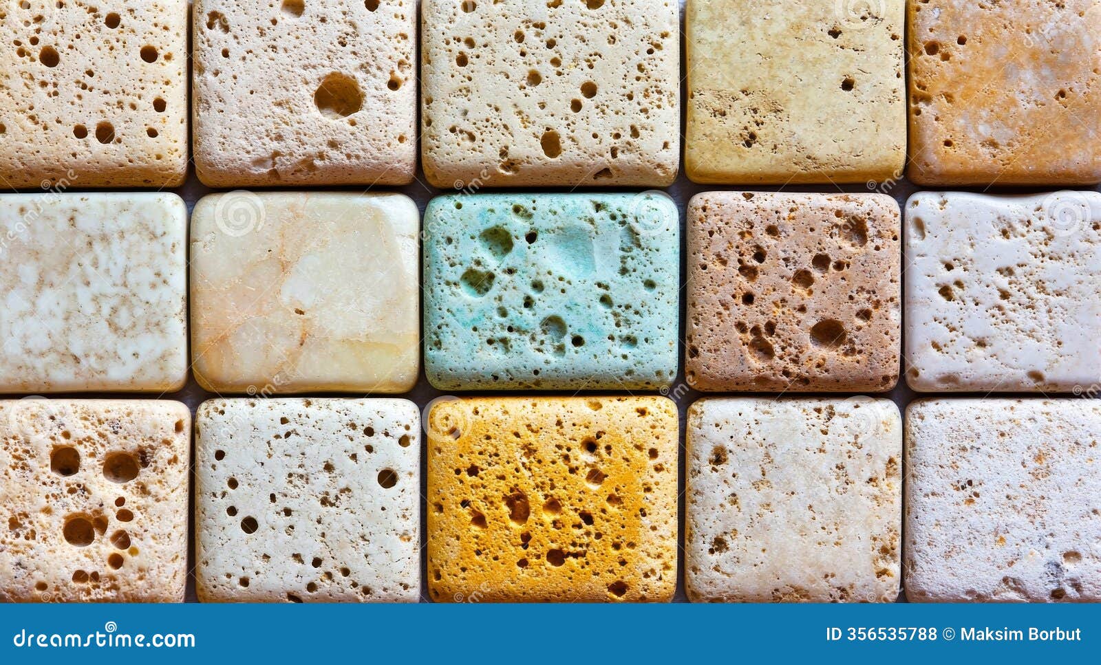 Diverse Ceramic Stones with a Uniform Texture, Accurate Cuts, and ...