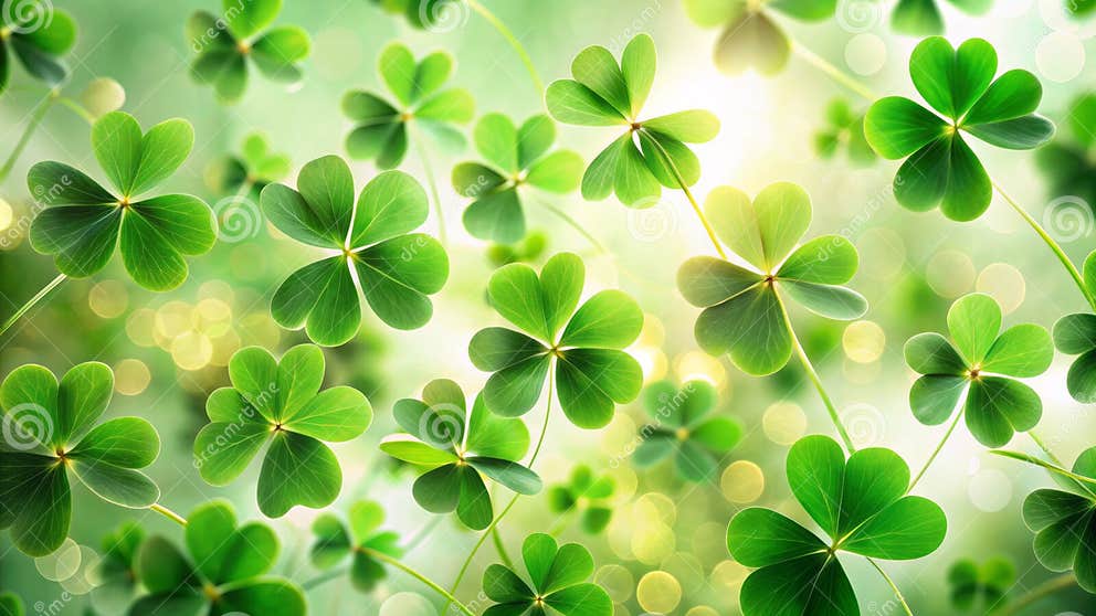 Diverse Cloverleaf Botanical Elements Isolated Illustrations for ...